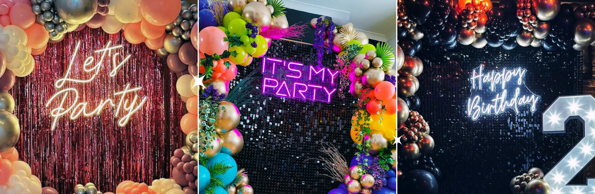 Neon Party Signs | Ambient LED Neon Party Lights | Neon Filter
