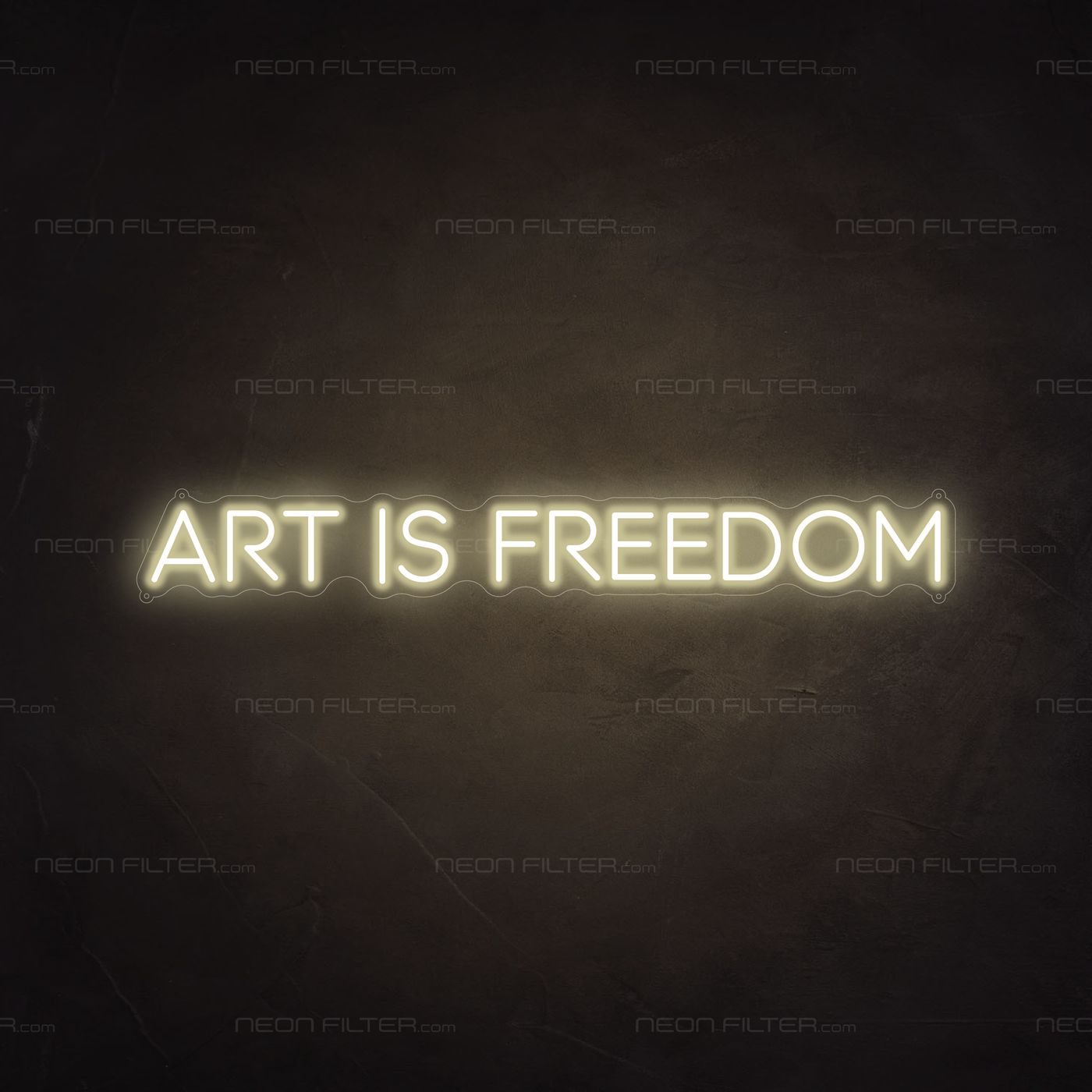 Art is Freedom Neon Sign | LED Neon Lights UK