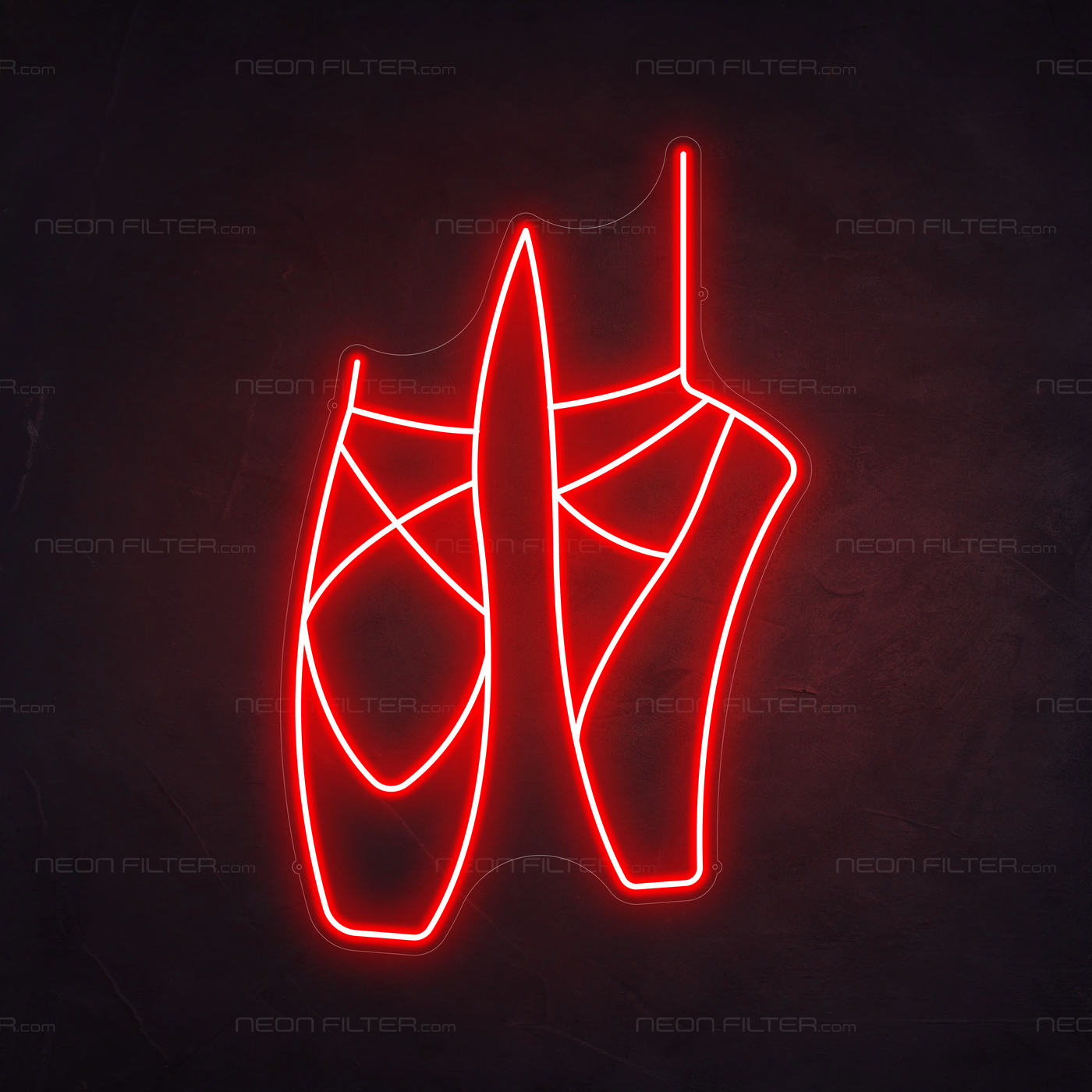 Ballet Shoes Neon Sign | Neon Signs For Children's Bedrooms — Neon Filter