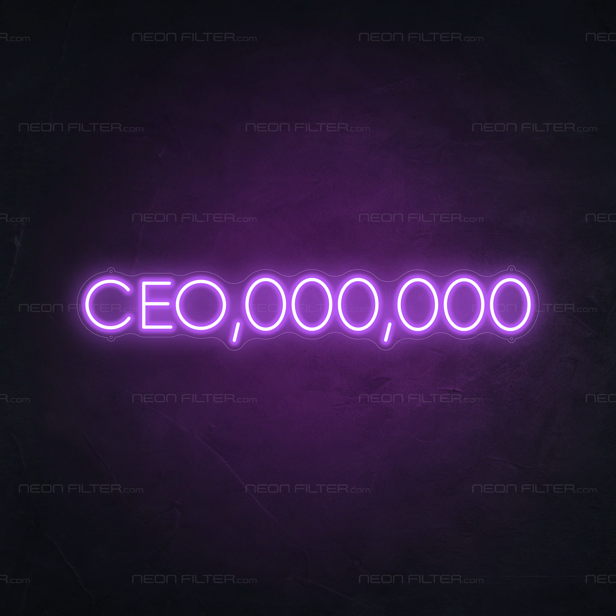 CEO,000,000 Neon Sign | LED Neon Lights UK