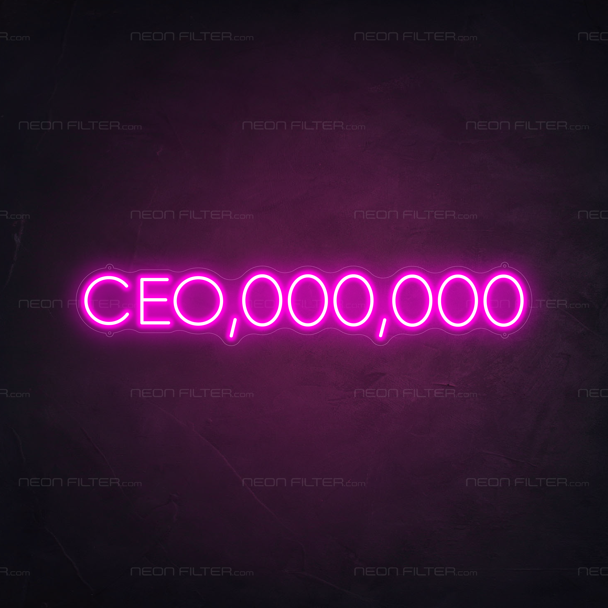 CEO,000,000 Neon Sign | LED Neon Lights UK