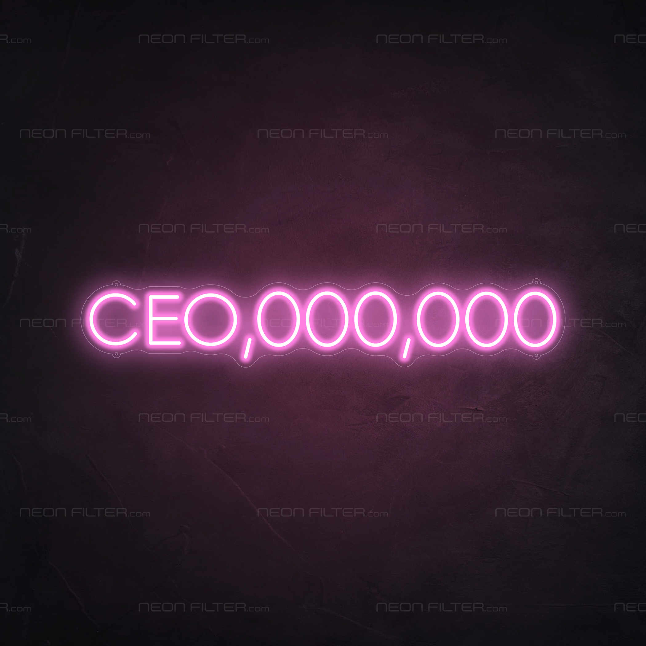 CEO,000,000 Neon Sign | LED Neon Lights UK