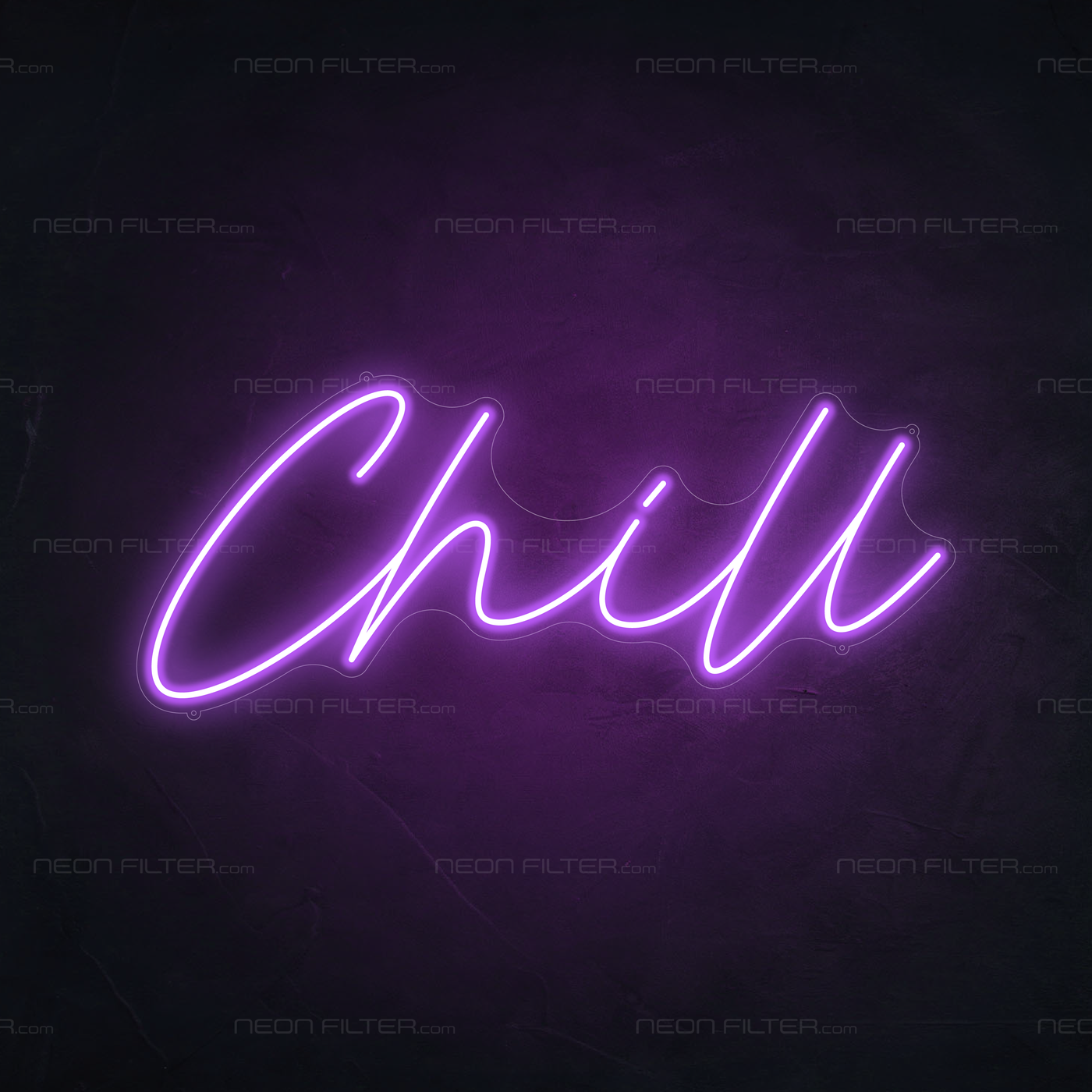 Chill Neon Sign | LED Neon Signs | 12 Colour Options — Neon Filter