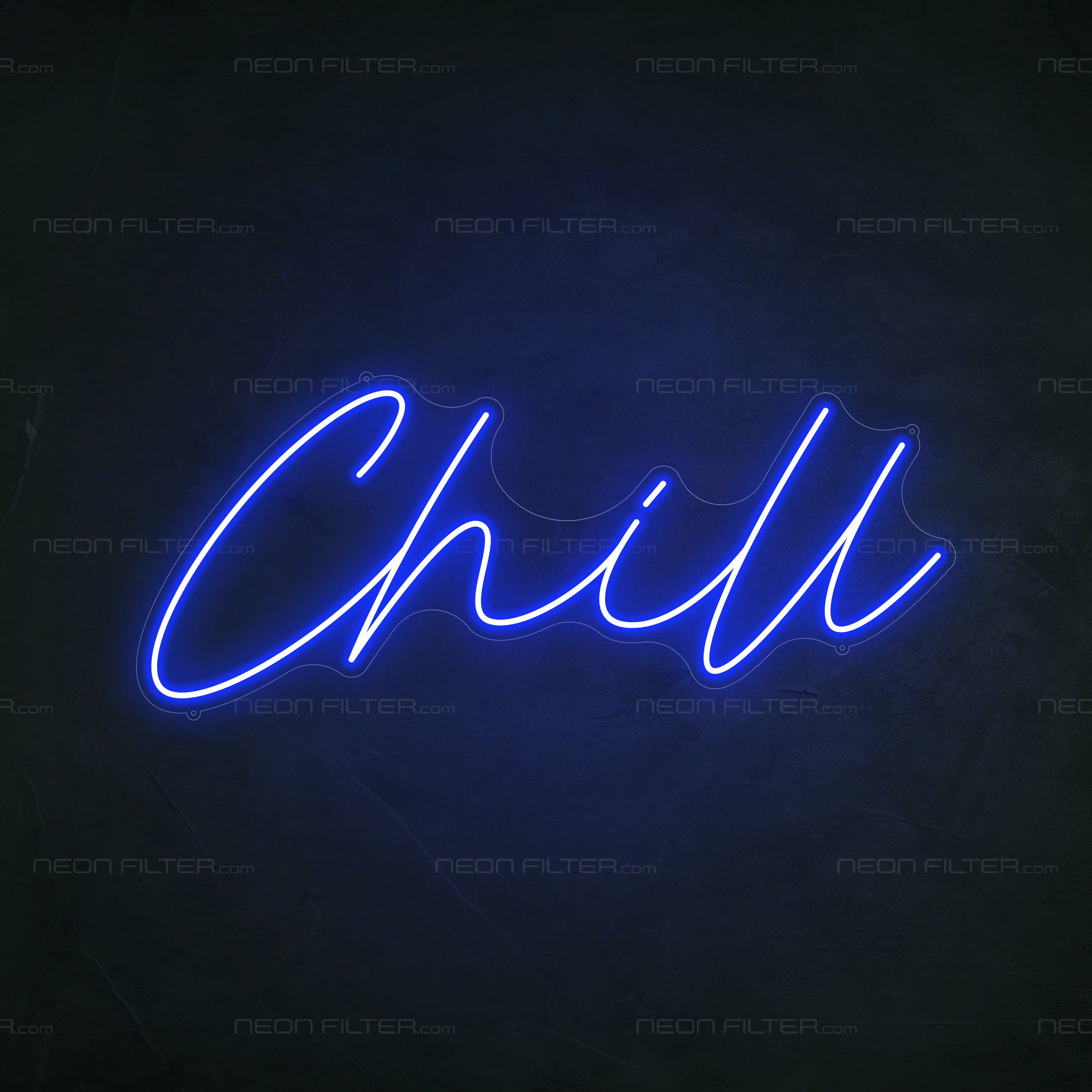 Chill Neon Sign | LED Neon Signs | 12 Colour Options — Neon Filter
