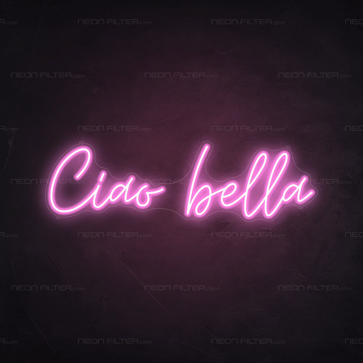 Ciao Bella Neon Light | LED Neon Lights — Neon Filter