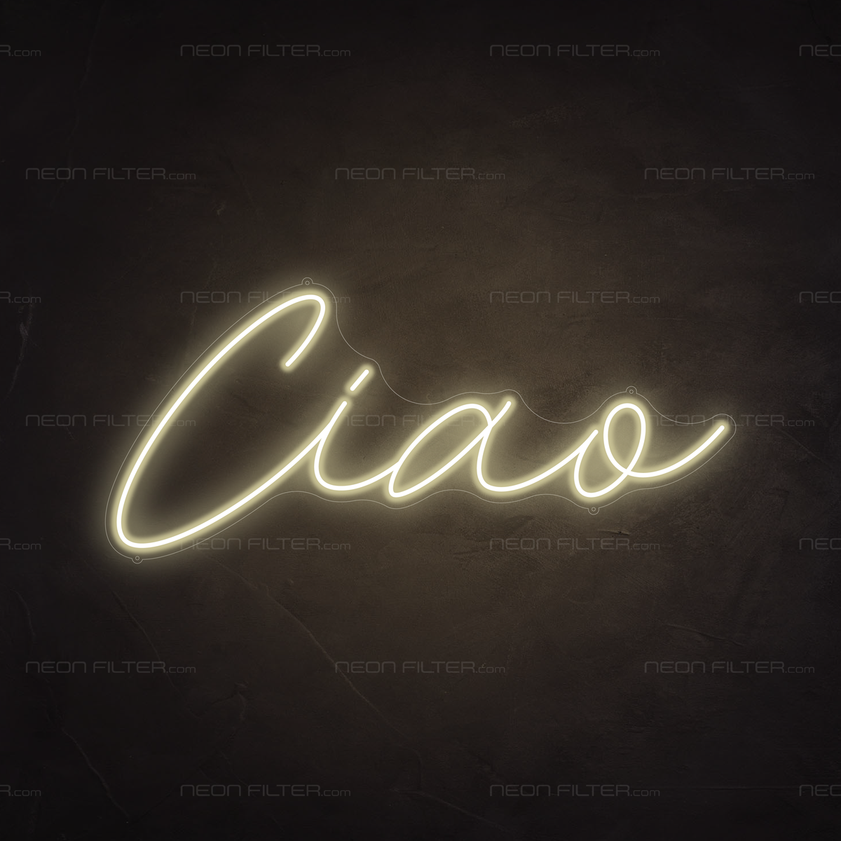 Ciao Neon Sign | LED Neon Lights UK — Neon Filter