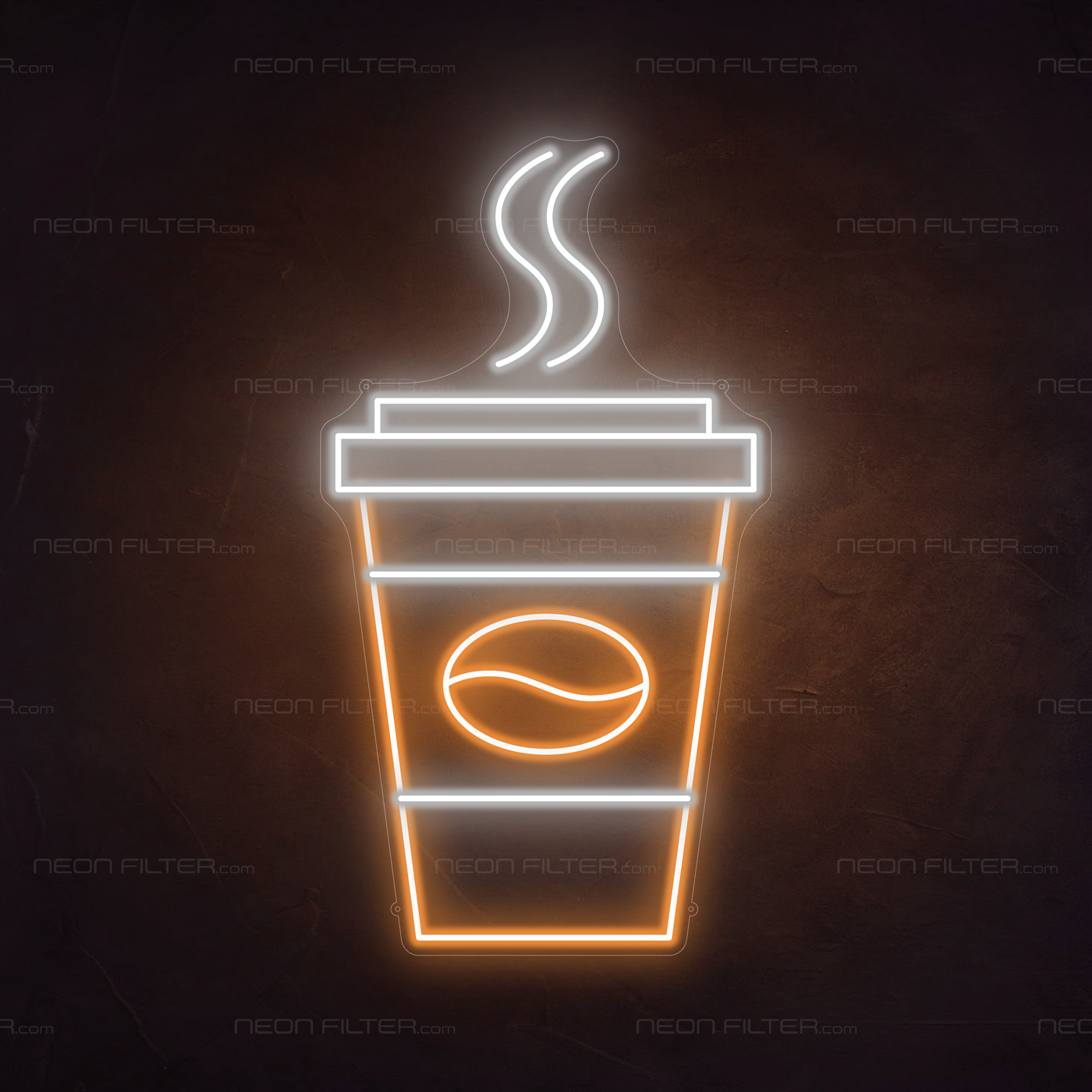 Coffee Cup Neon Sign | Drink Neon Signs | Cafe LED Signs — Neon Filter