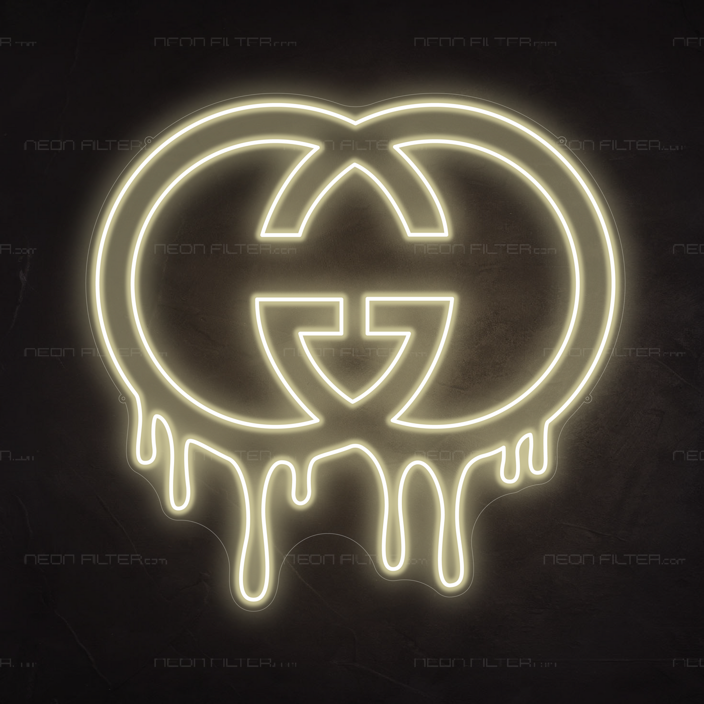 Dripping Gucci Neon Sign | Fashion Neon Lights — Neon Filter