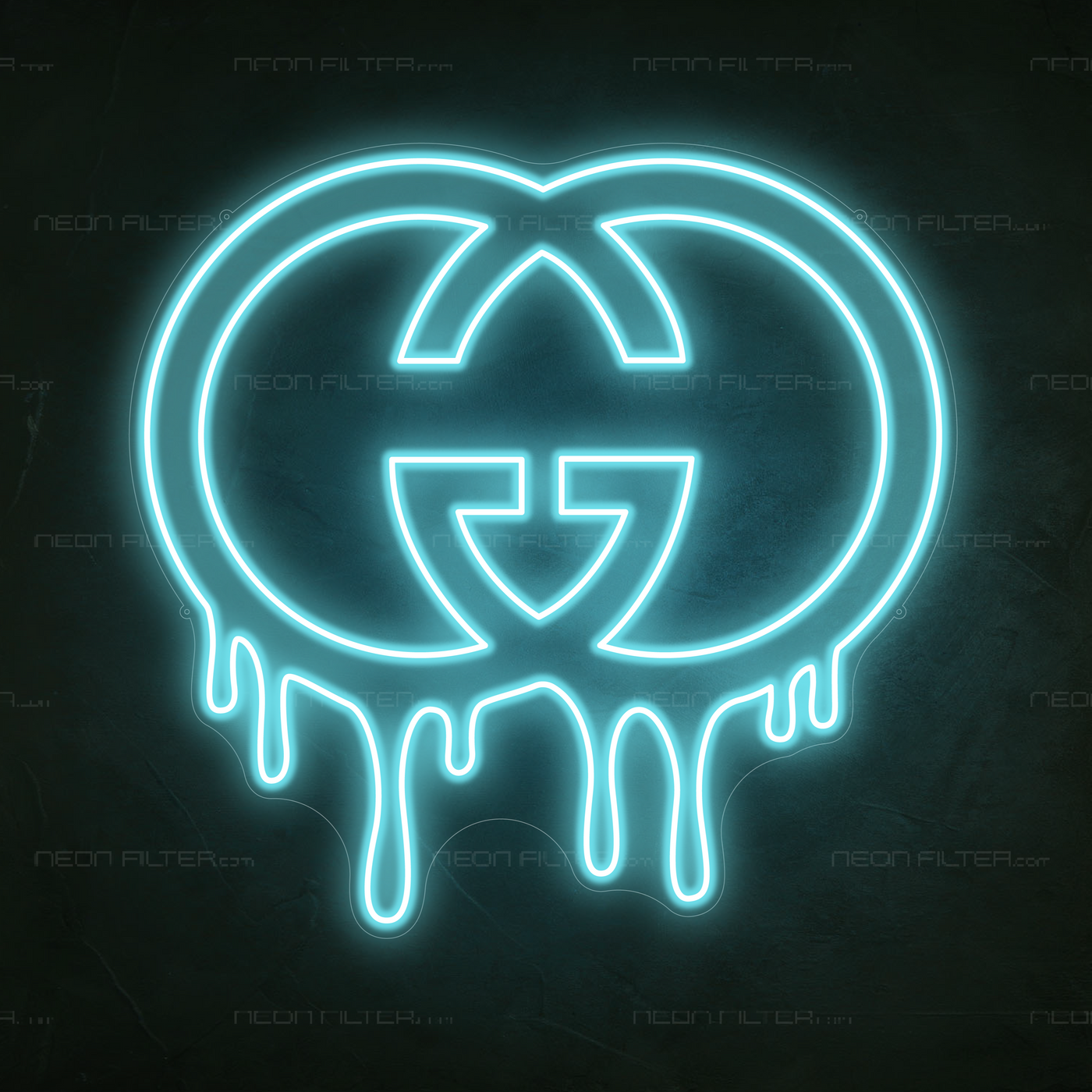 Dripping Gucci Neon Sign | Fashion Neon Lights — Neon Filter