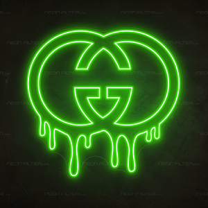 Dripping Gucci Neon Sign | Fashion Neon Lights — Neon Filter
