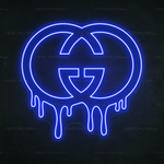 Dripping Gucci Neon Sign | Fashion Neon Lights — Neon Filter