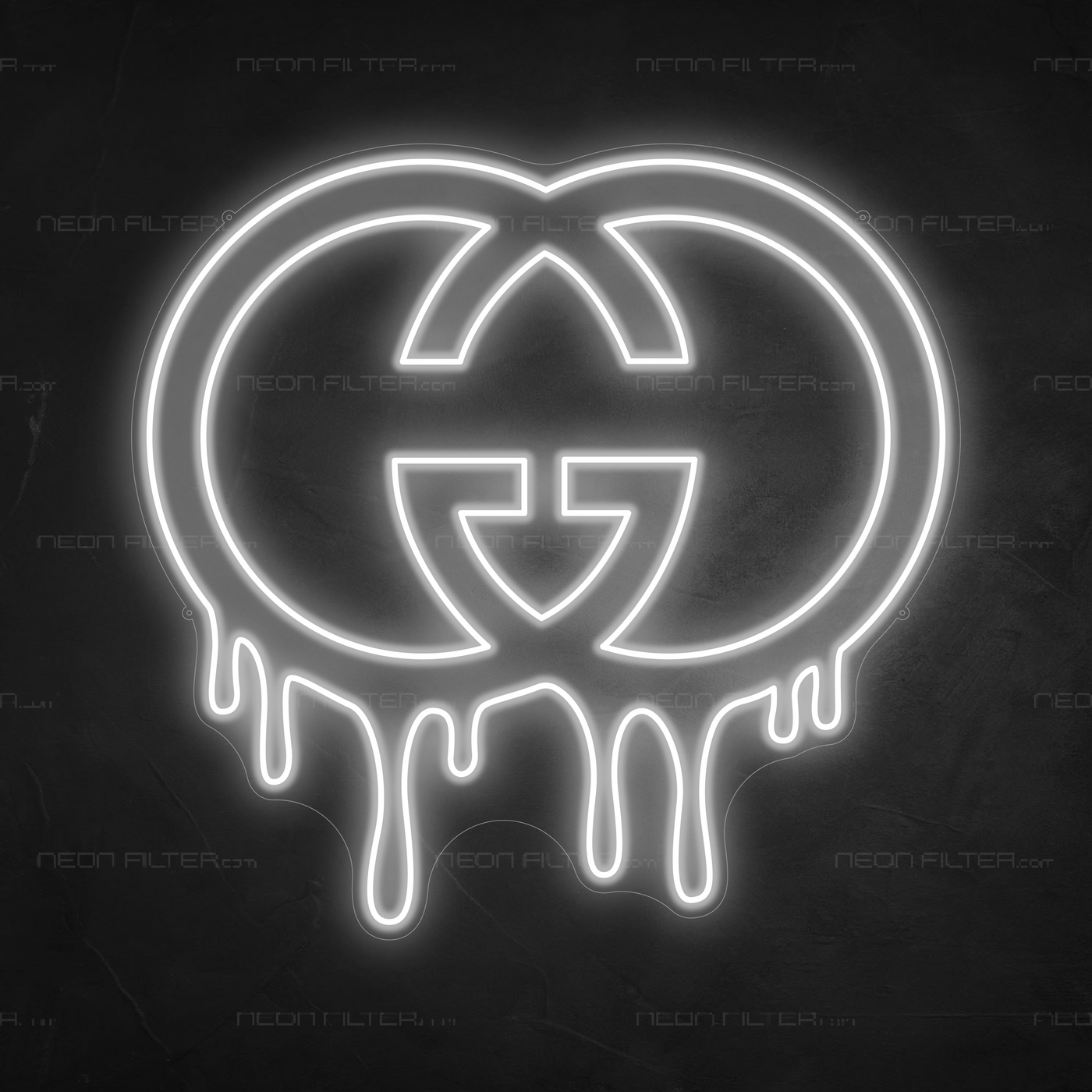 Dripping Gucci Neon Sign | Fashion Neon Lights — Neon Filter