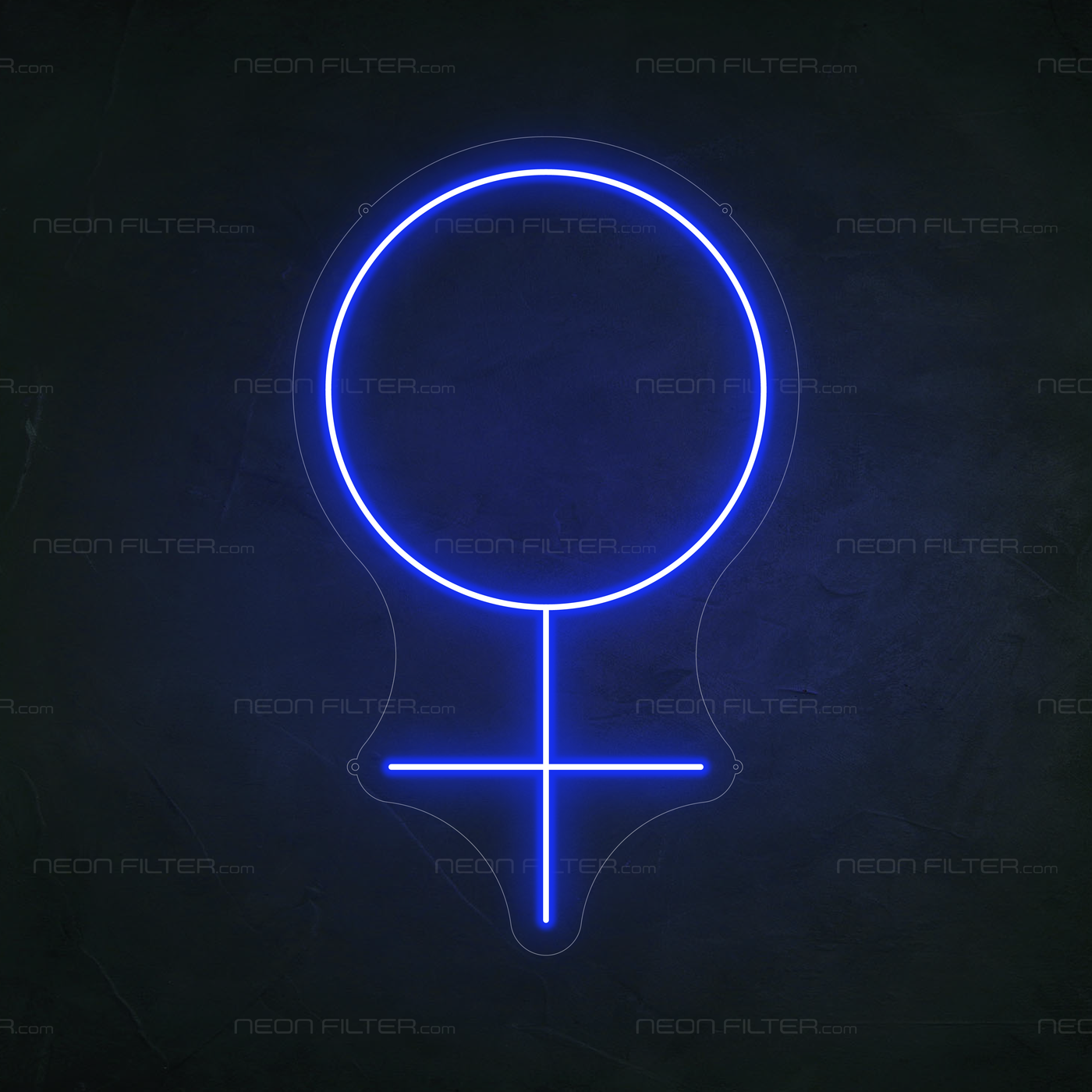 Female Symbol Neon Sign | LED Neon Signs | Neon Filter