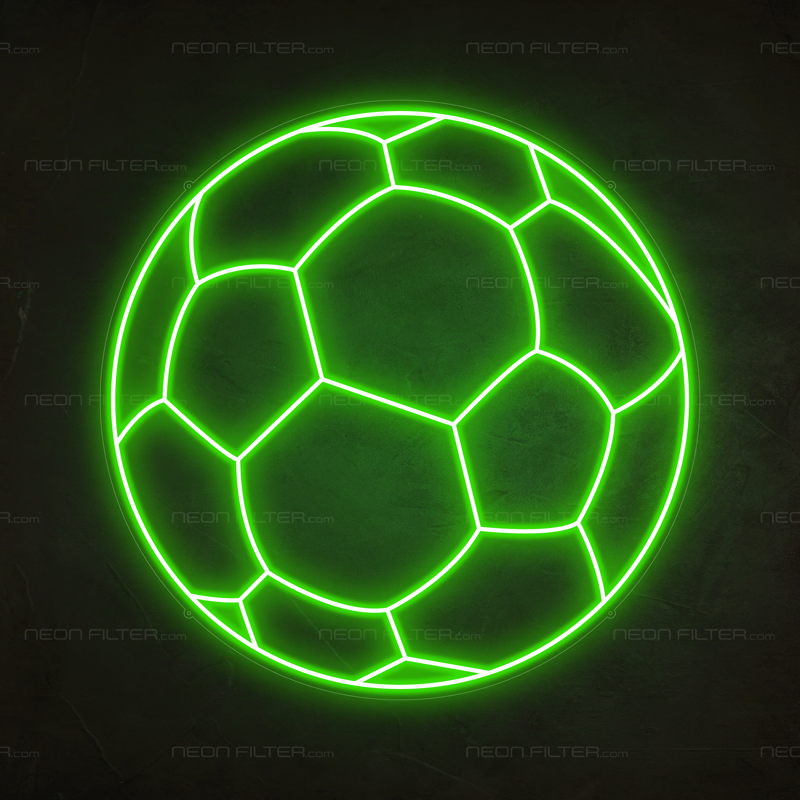 Football Neon Sign | Sport Neon Lights — Neon Filter