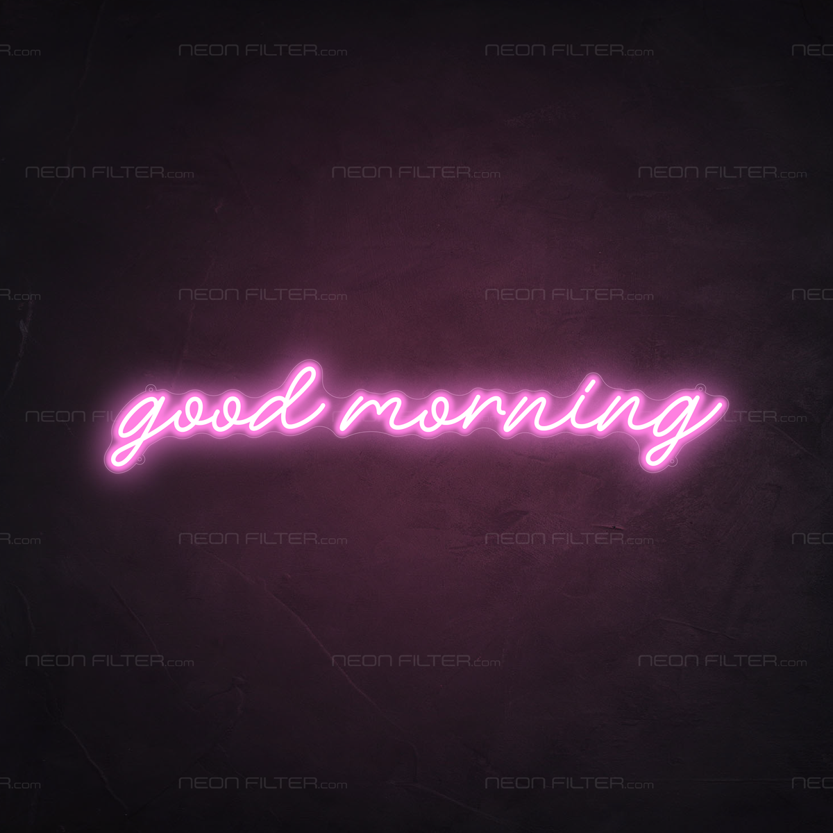 Good Morning Neon Sign | LED Neon Lights UK — Neon Filter