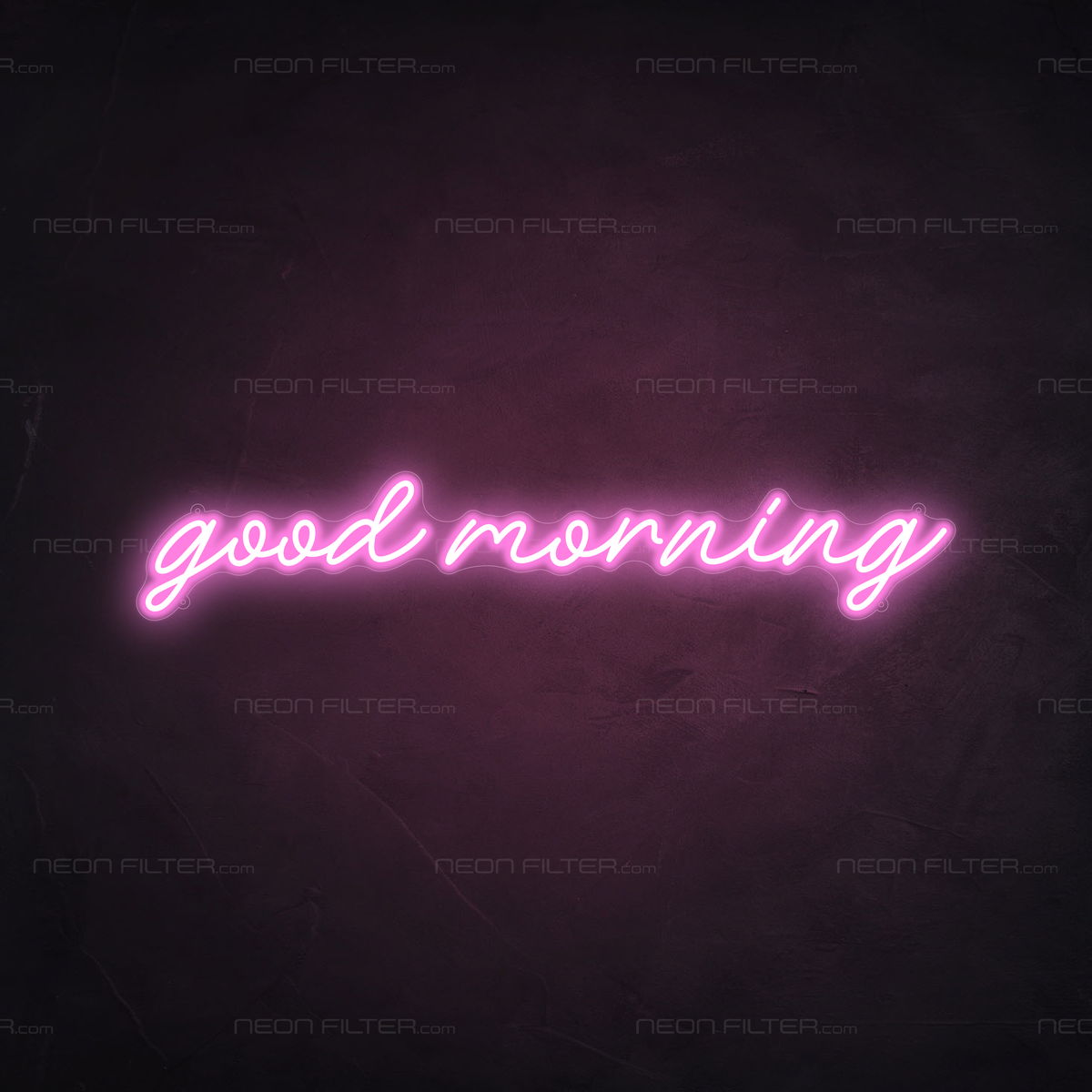 Good Morning Neon Sign | LED Neon Lights UK — Neon Filter