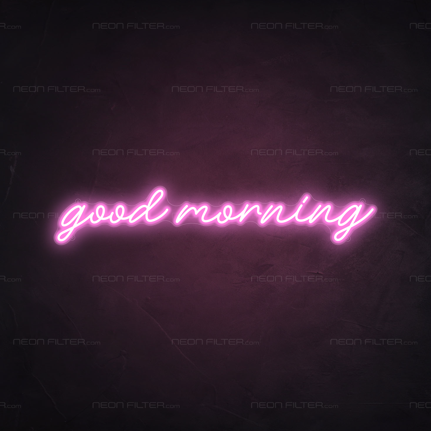 Good Morning Neon Sign | LED Neon Lights UK — Neon Filter