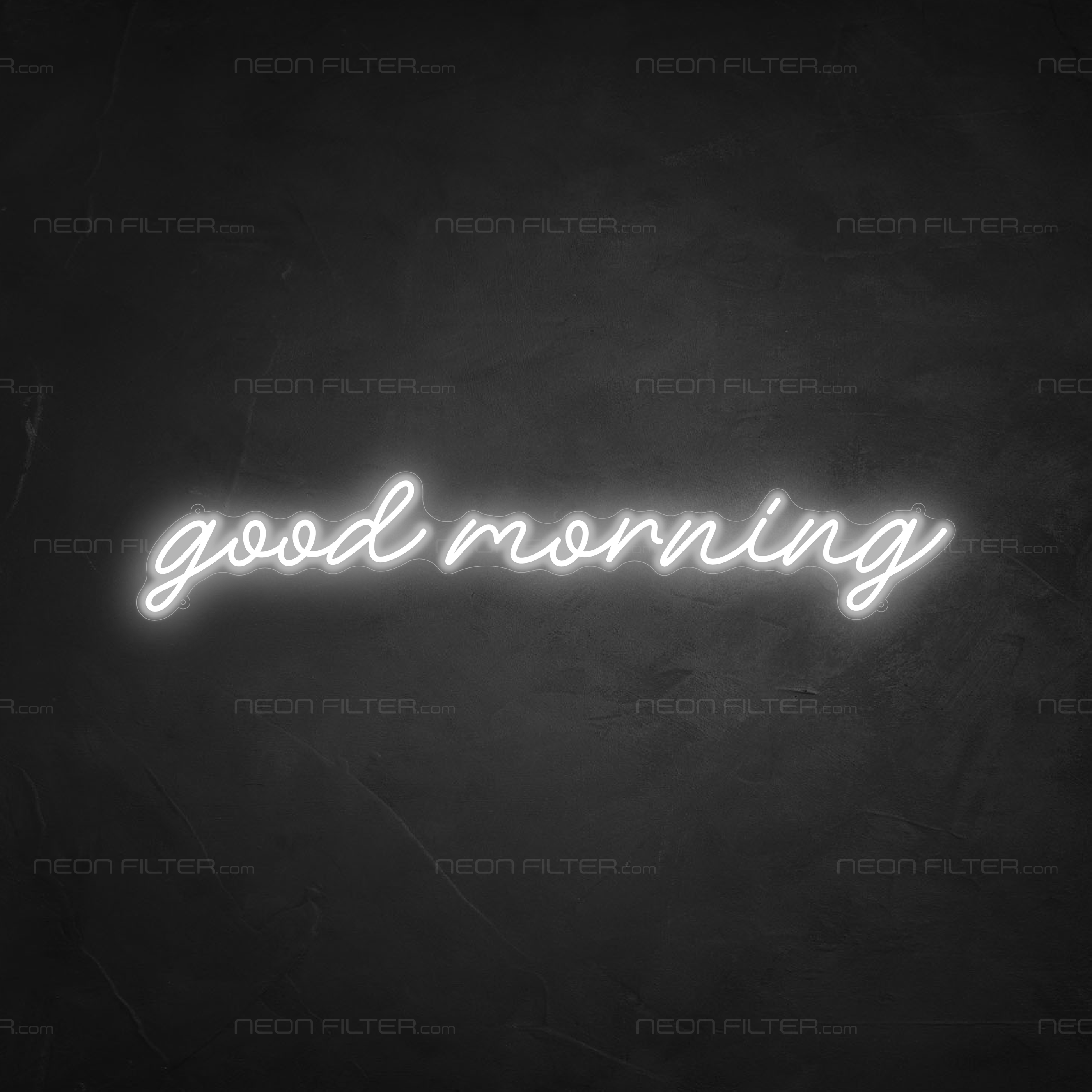 Good Morning Neon Sign | LED Neon Lights UK — Neon Filter