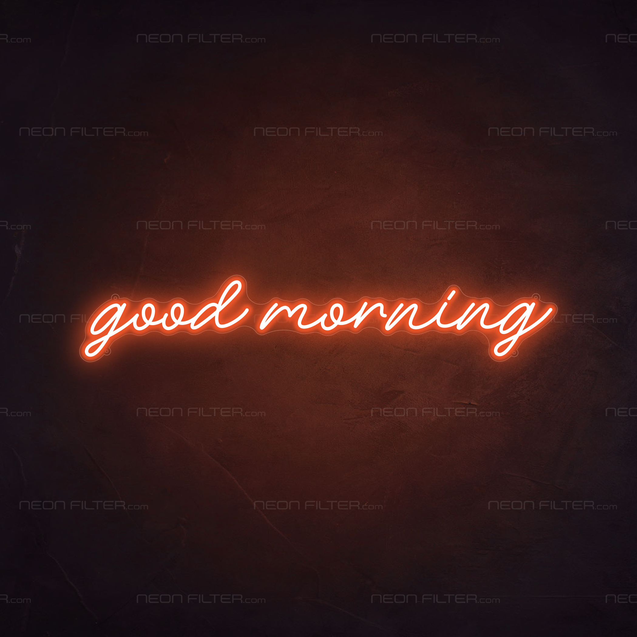 Good Morning Neon Sign | LED Neon Lights UK — Neon Filter