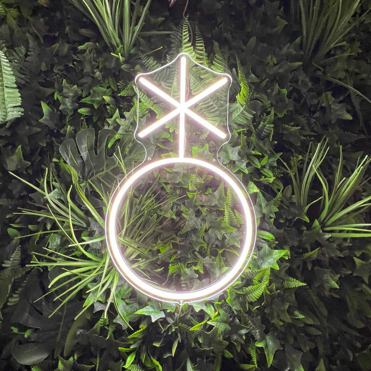Non-Binary Symbol Neon Sign | LGBTQIA+ Neon Signs — Neon Filter