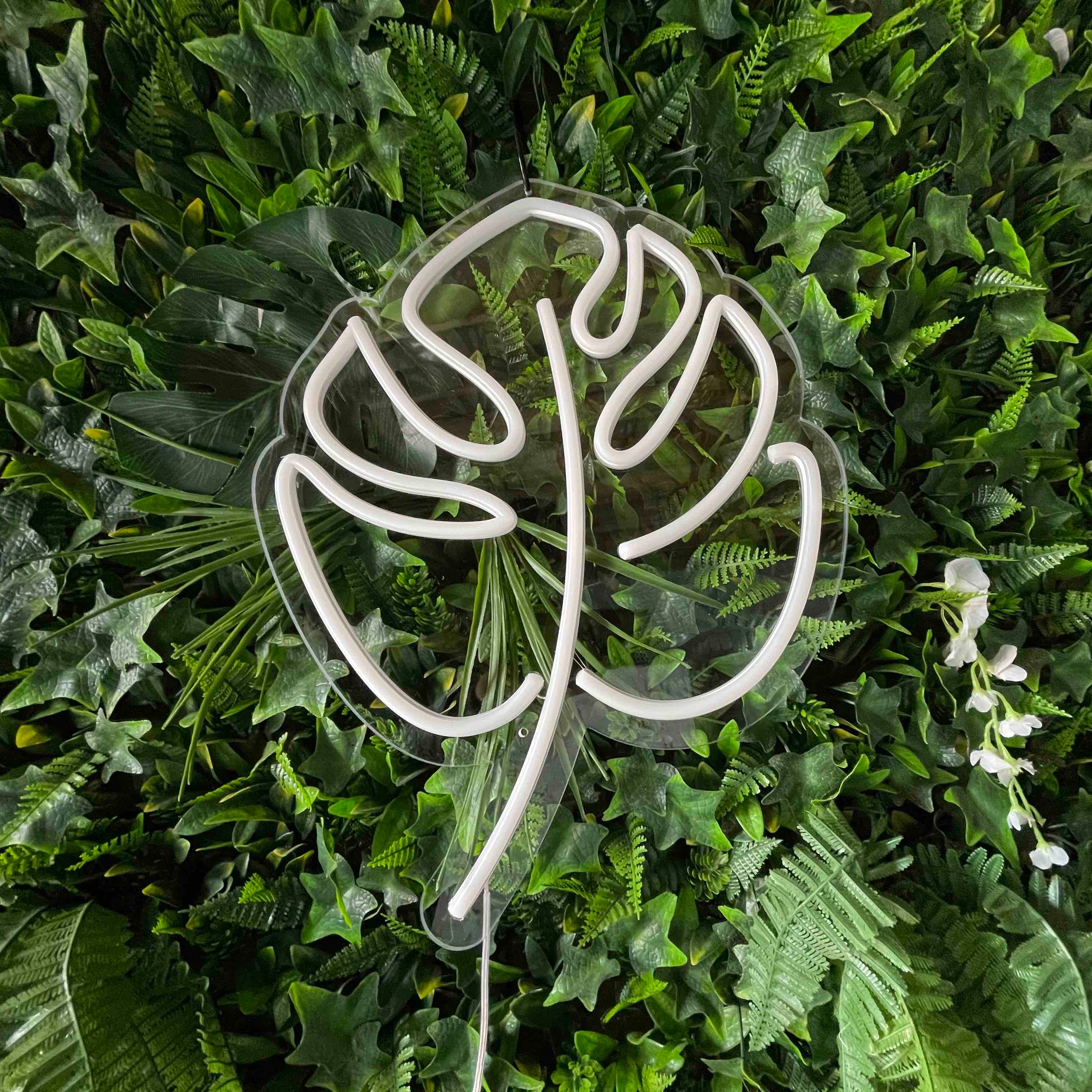 Tropical Monstera Leaf Neon Sign | Neon Lights For Home — Neon Filter