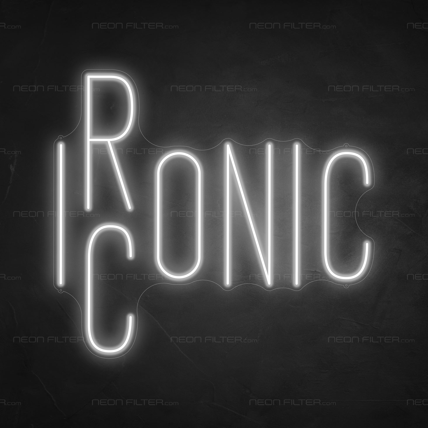 Ironic / Iconic Neon Sign | Cool Neon Signs
