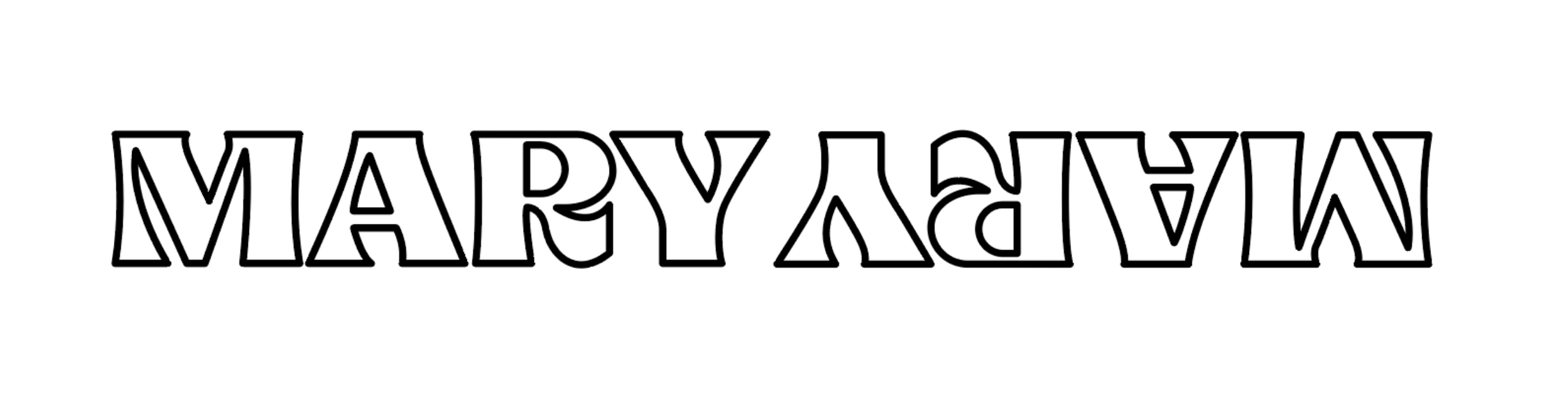 Bespoke Neon Sign - MARY MARY — Neon Filter