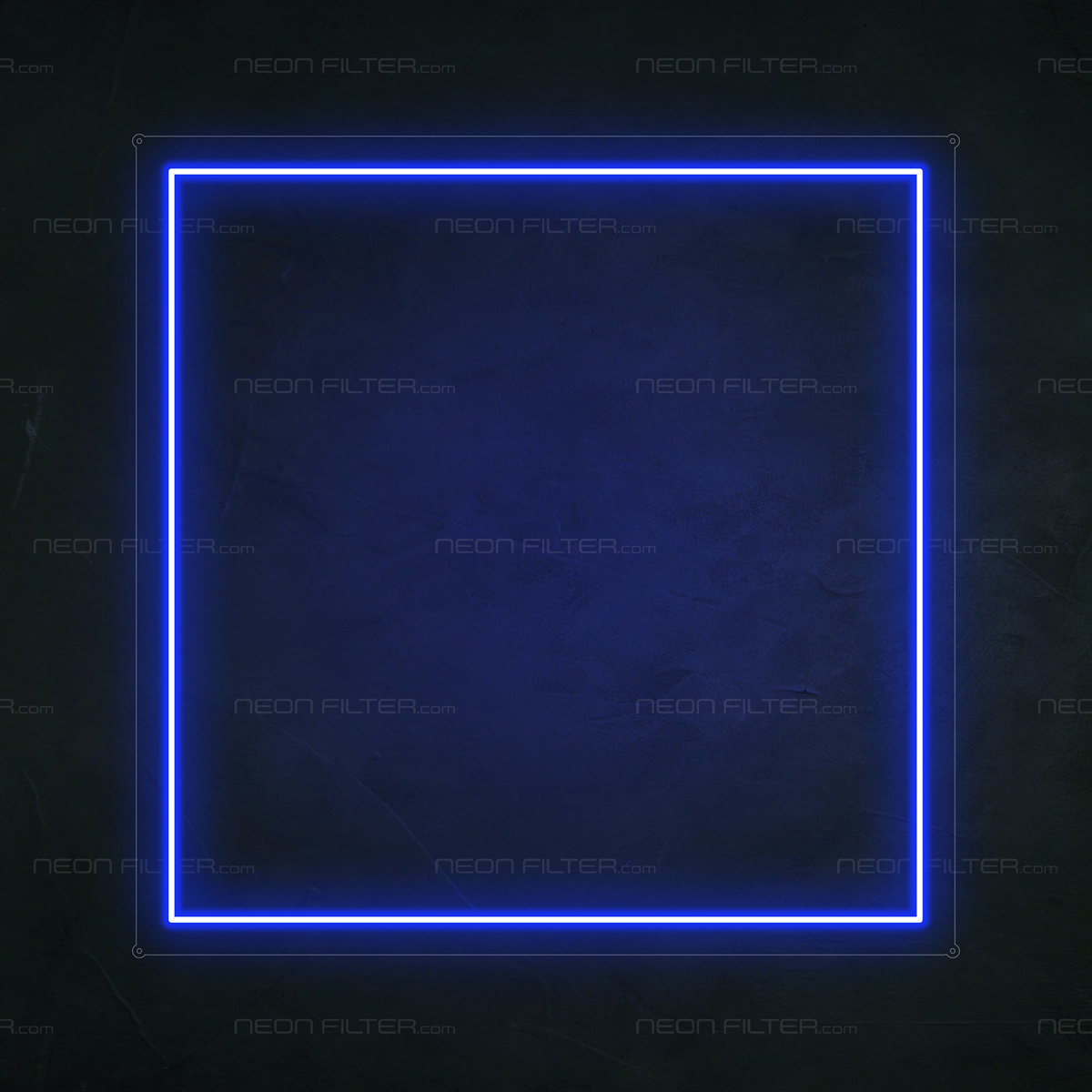 Square Neon Sign | Shape Neon Lights | Ambient Lighting — Neon Filter