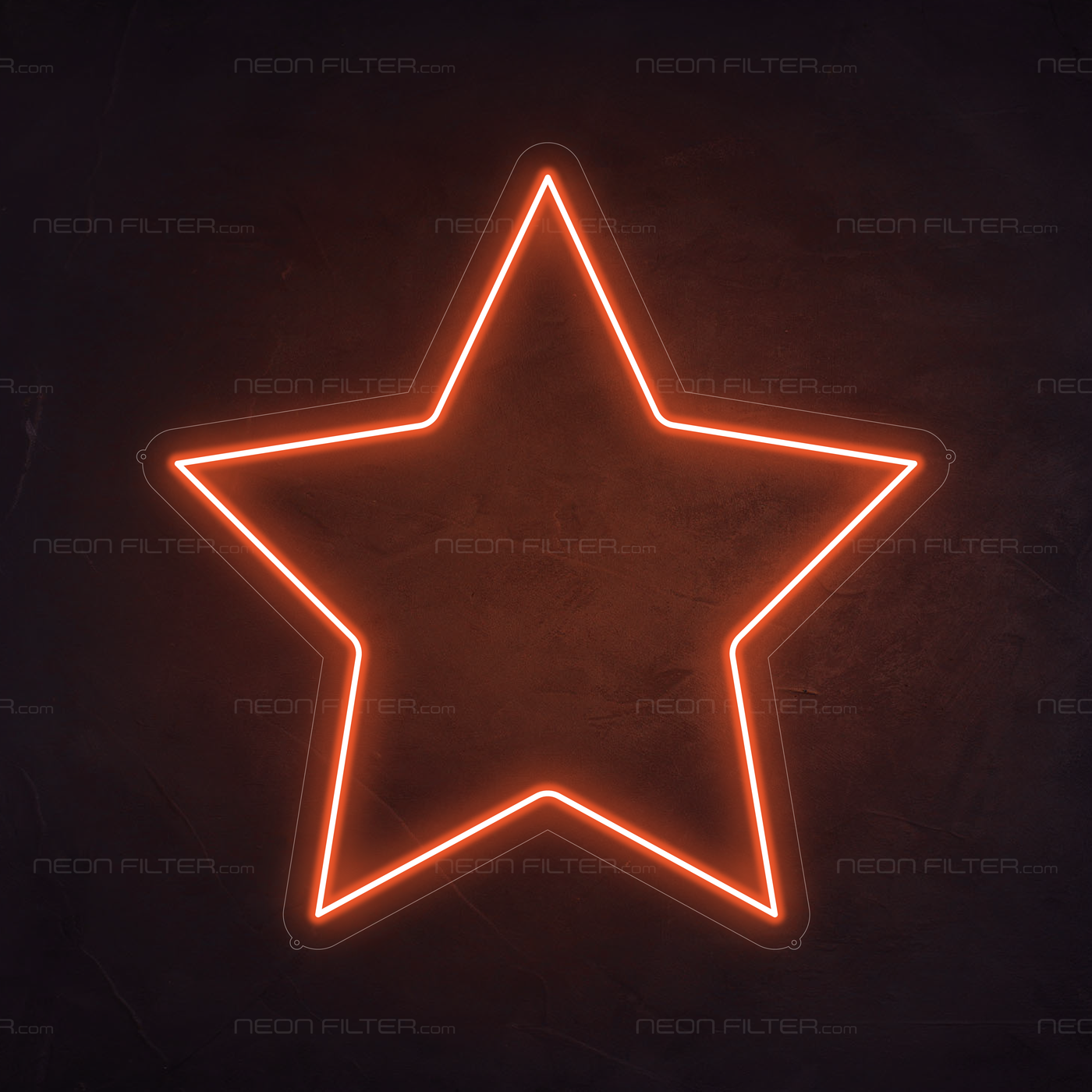 Star Neon Sign | Shape Neon Signs | Ambient Lighting — Neon Filter