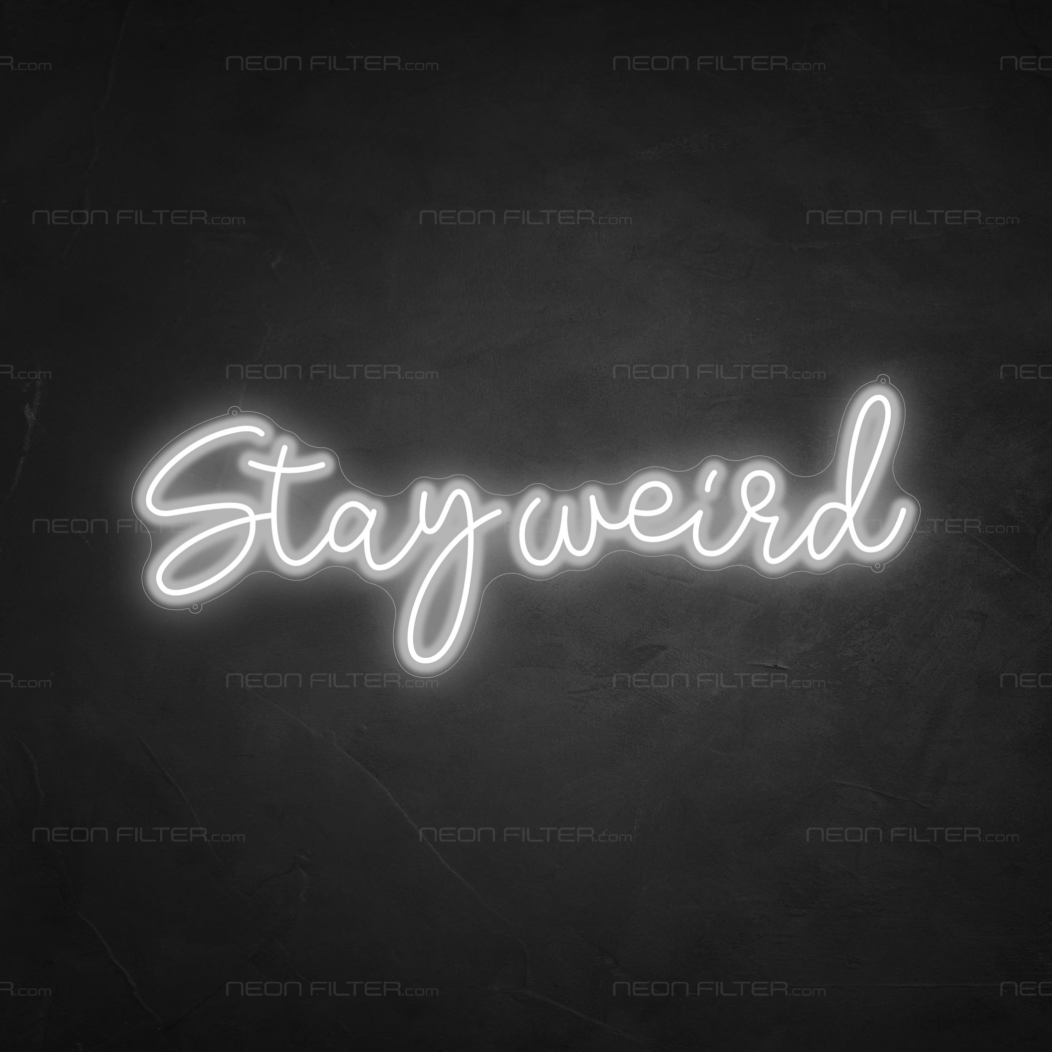Stay Weird Neon Sign | LED Neon Lights UK | Cool Neon Signs — Neon Filter