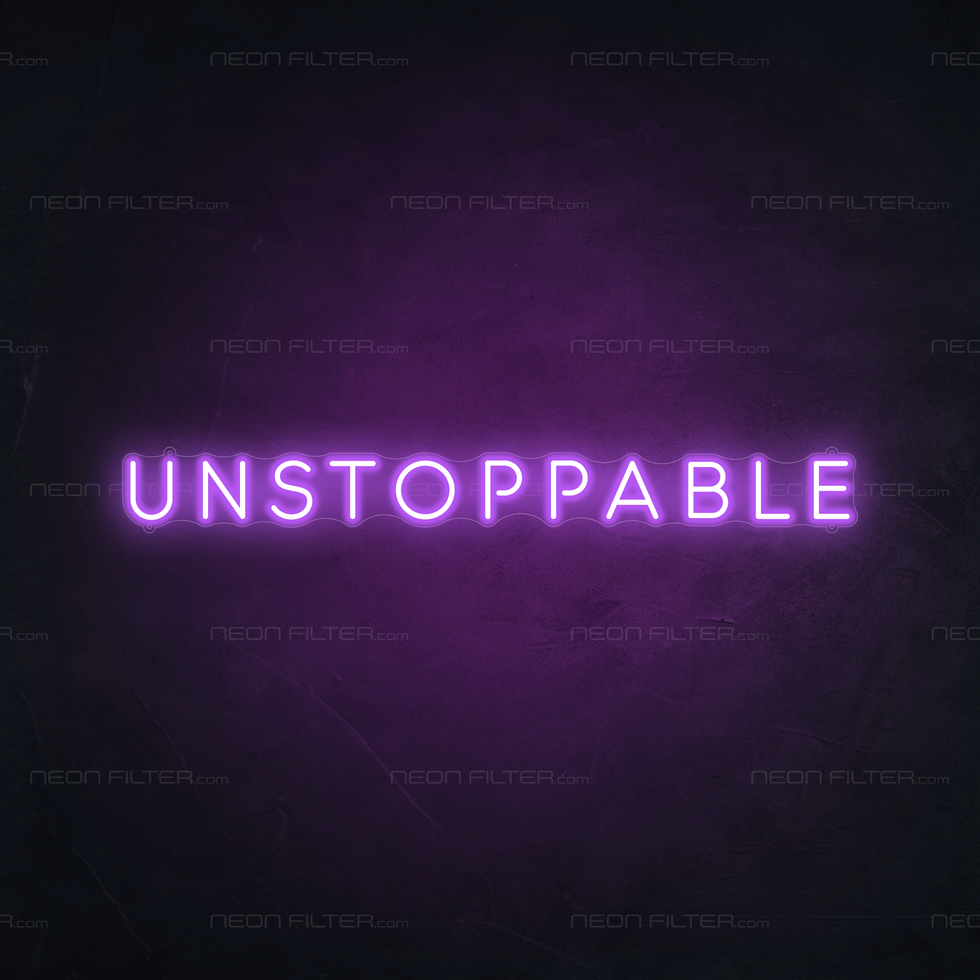 Unstoppable Neon Sign | Motivational Neon Signs