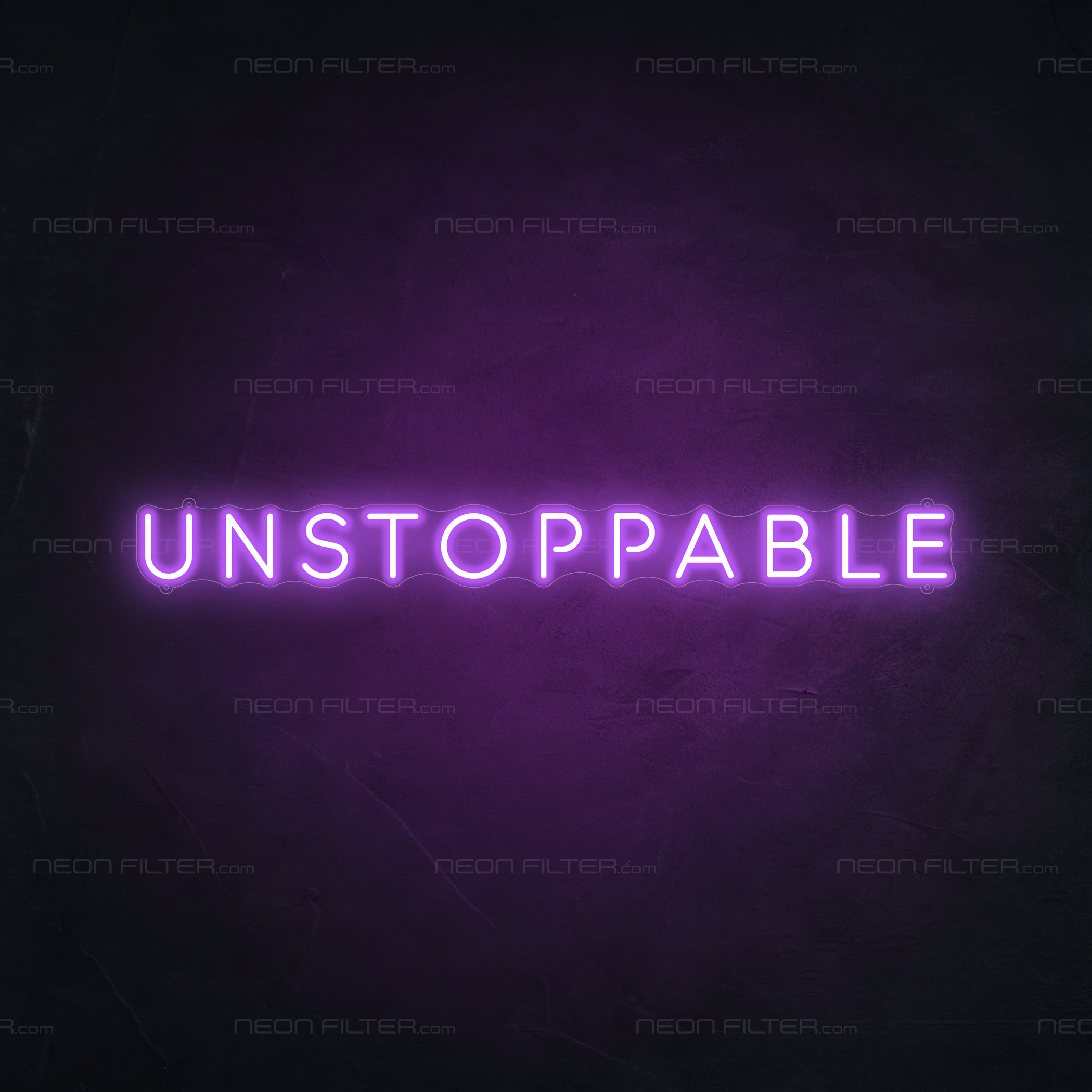 Unstoppable Neon Sign | Motivational Neon Signs