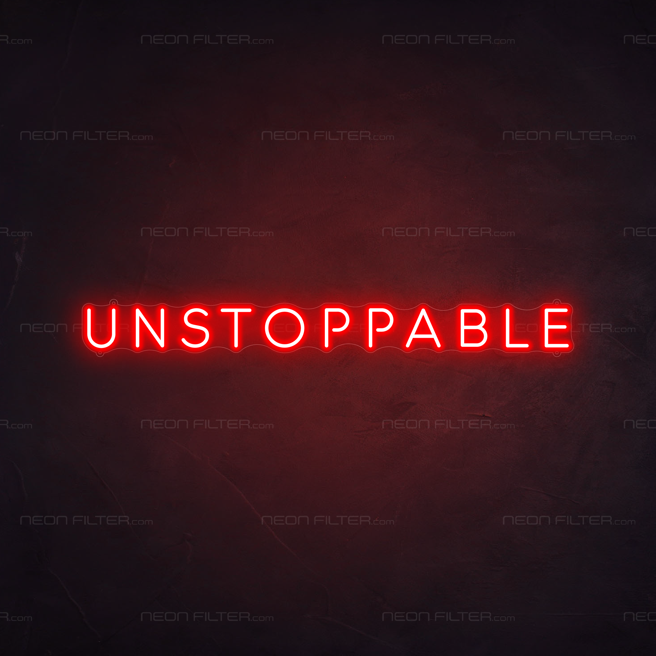 Unstoppable Neon Sign | Motivational Neon Signs