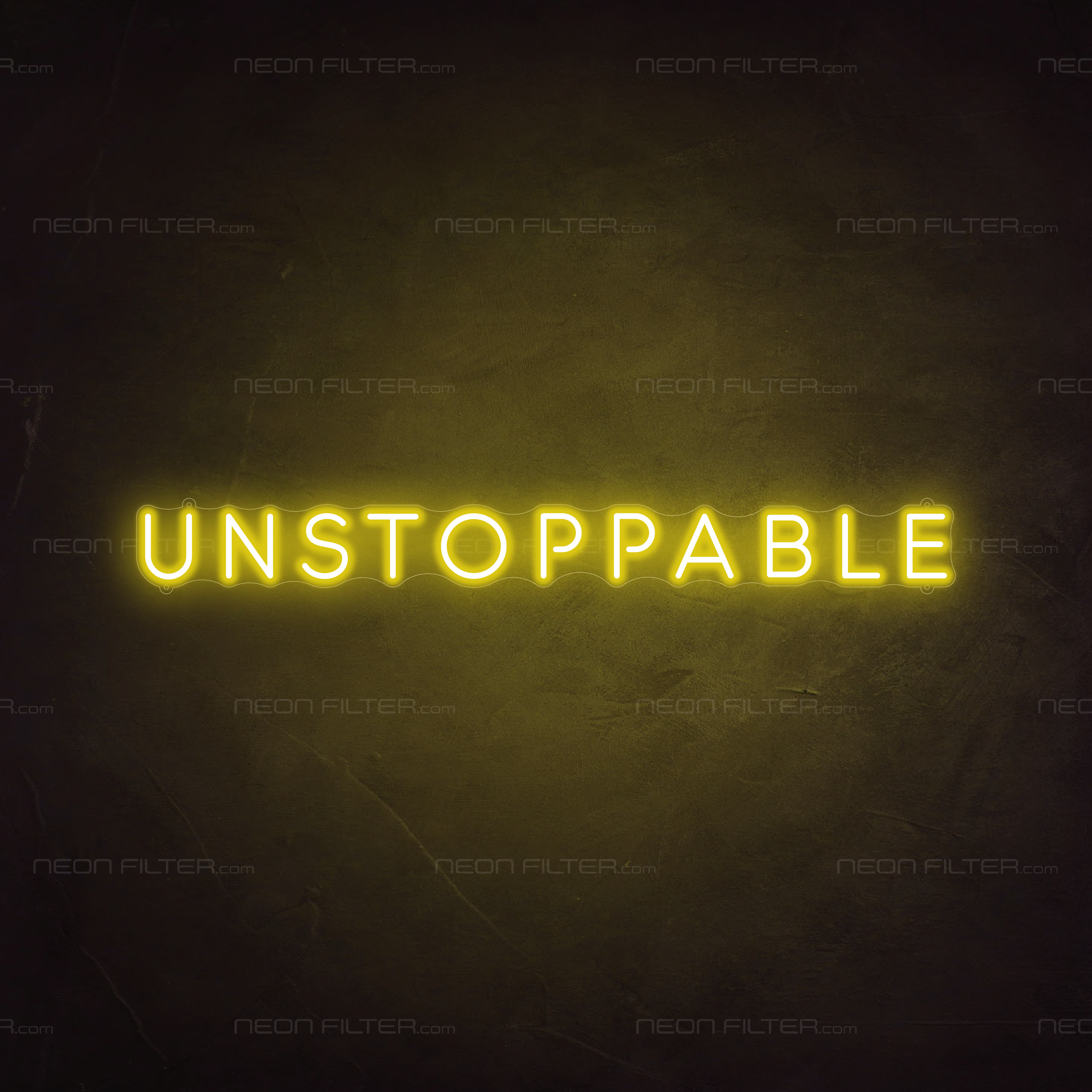 Unstoppable Neon Sign | Motivational Neon Signs — Neon Filter