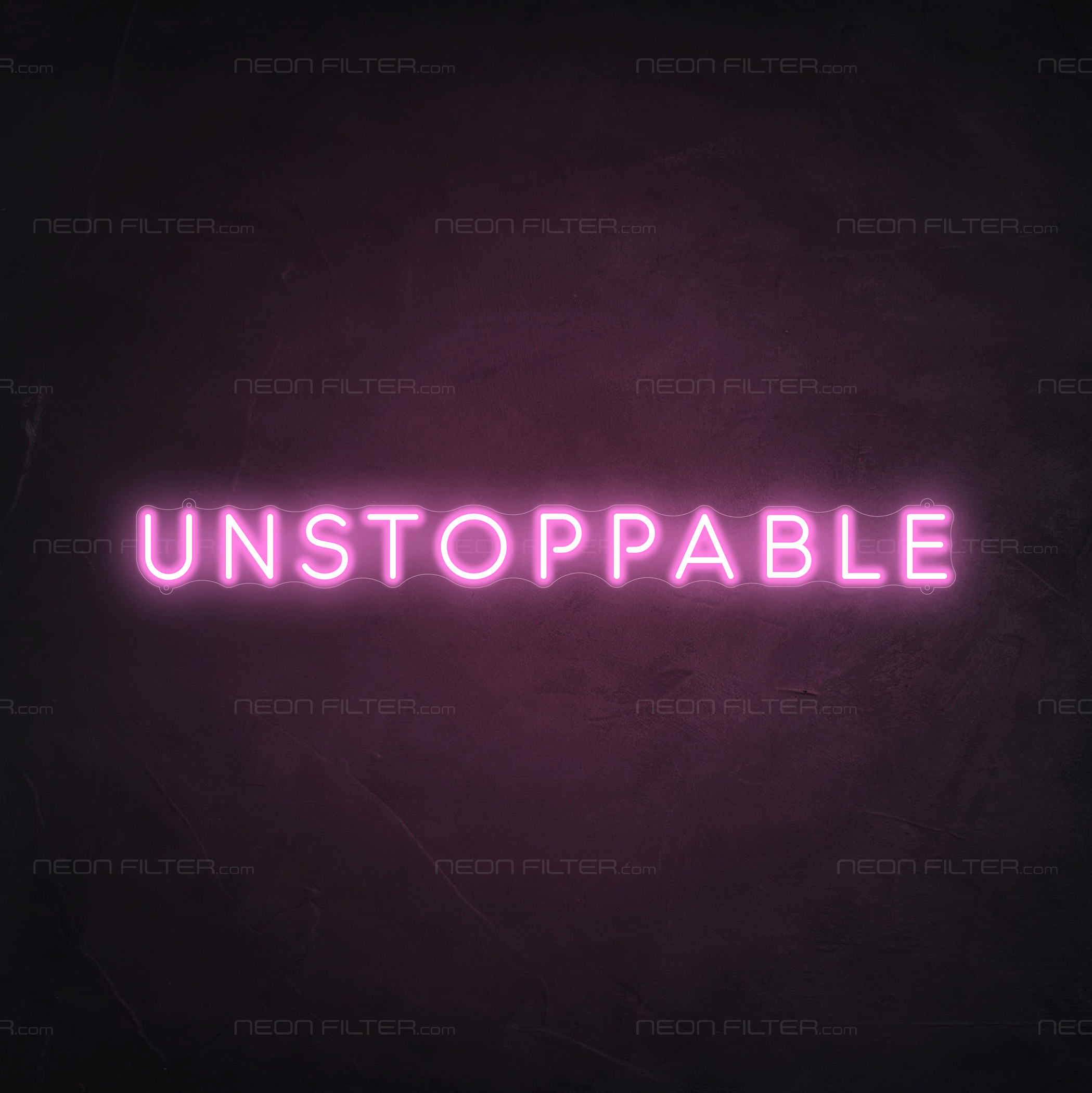 Unstoppable Neon Sign | Motivational Neon Signs