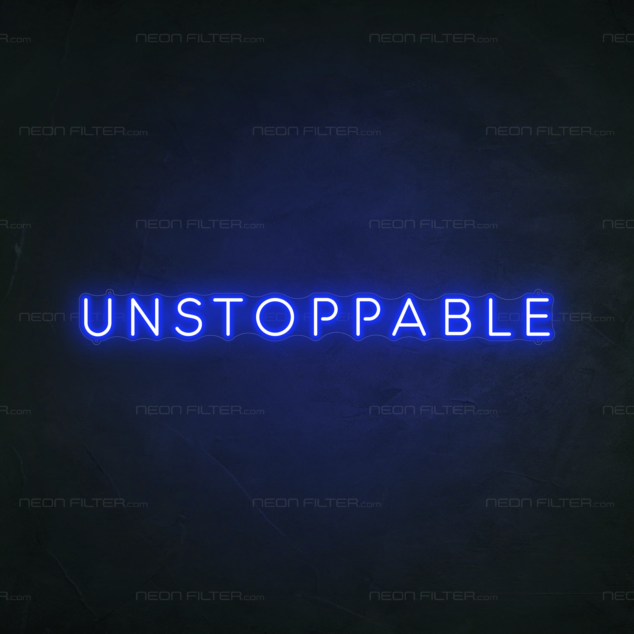 Unstoppable Neon Sign | Motivational Neon Signs — Neon Filter