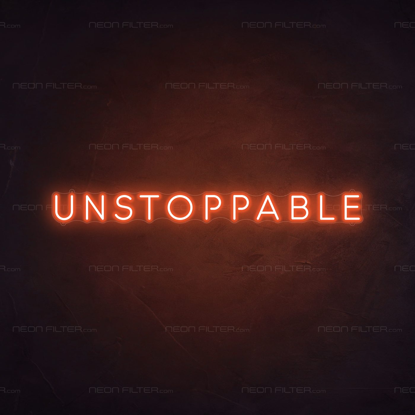 Unstoppable Neon Sign | Motivational Neon Signs