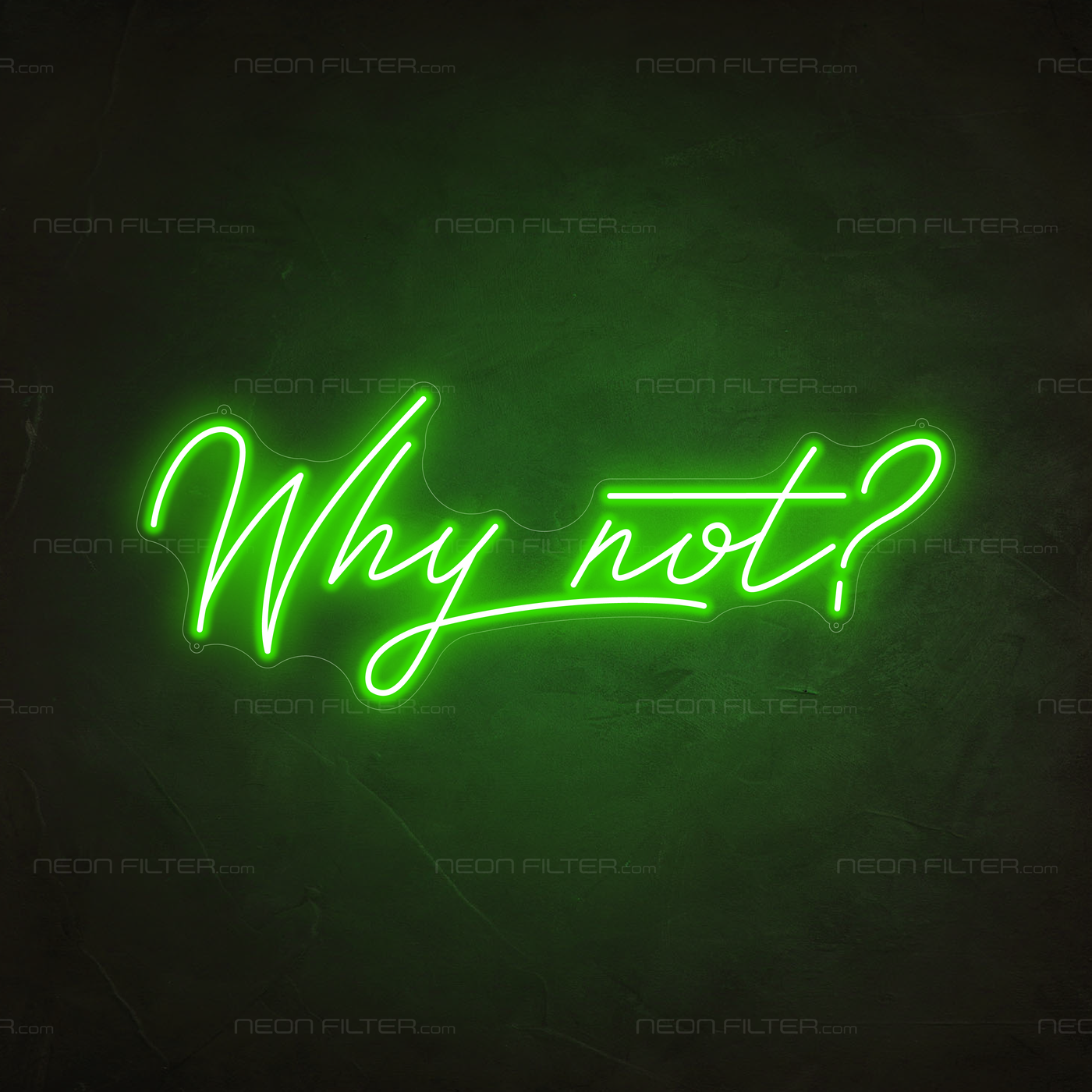Why Not? Neon Sign | LED Neon Lights UK