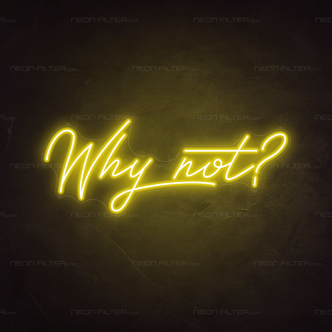 Why Not? Neon Sign | LED Neon Lights UK