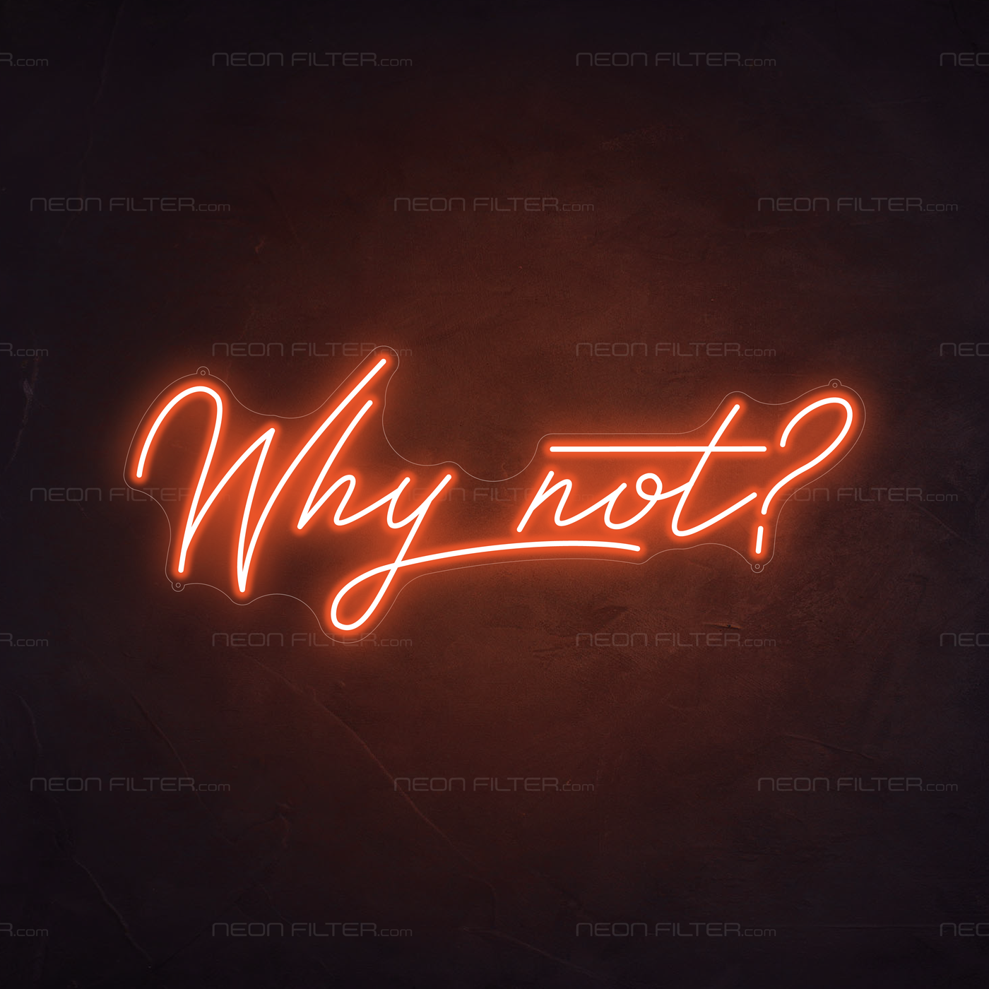 Why Not? Neon Sign | LED Neon Lights UK