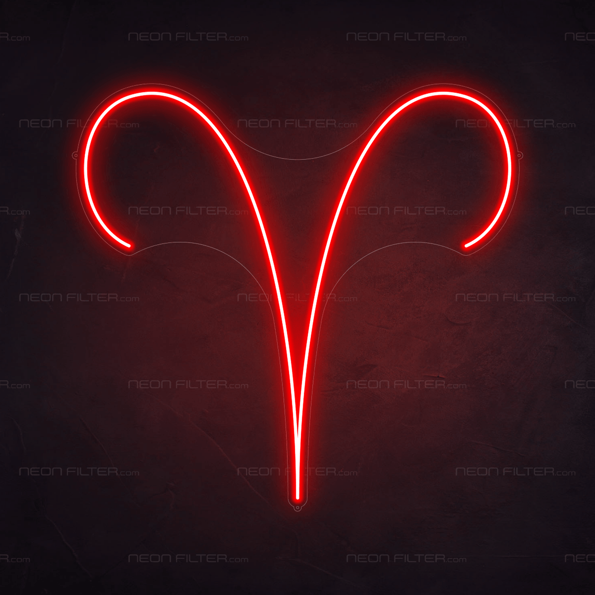 Aries Neon Sign | Horoscope Zodiac Neon Signs — Neon Filter