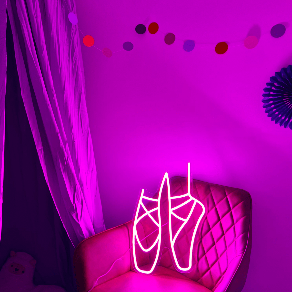 Ballet Shoes Neon Sign | Neon Signs For Children's Bedrooms — Neon Filter