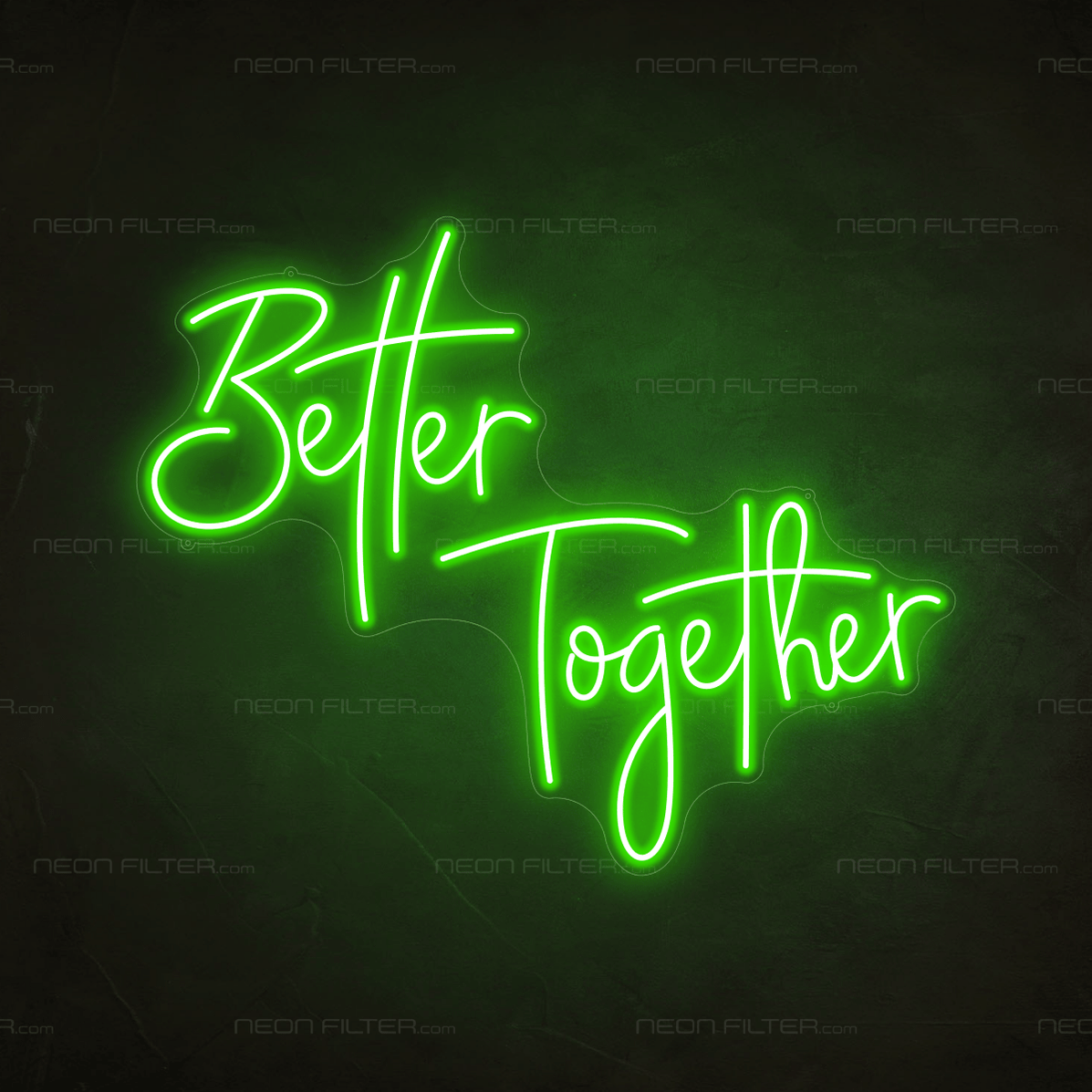 Better Together Neon Sign | Wedding Neon Signs