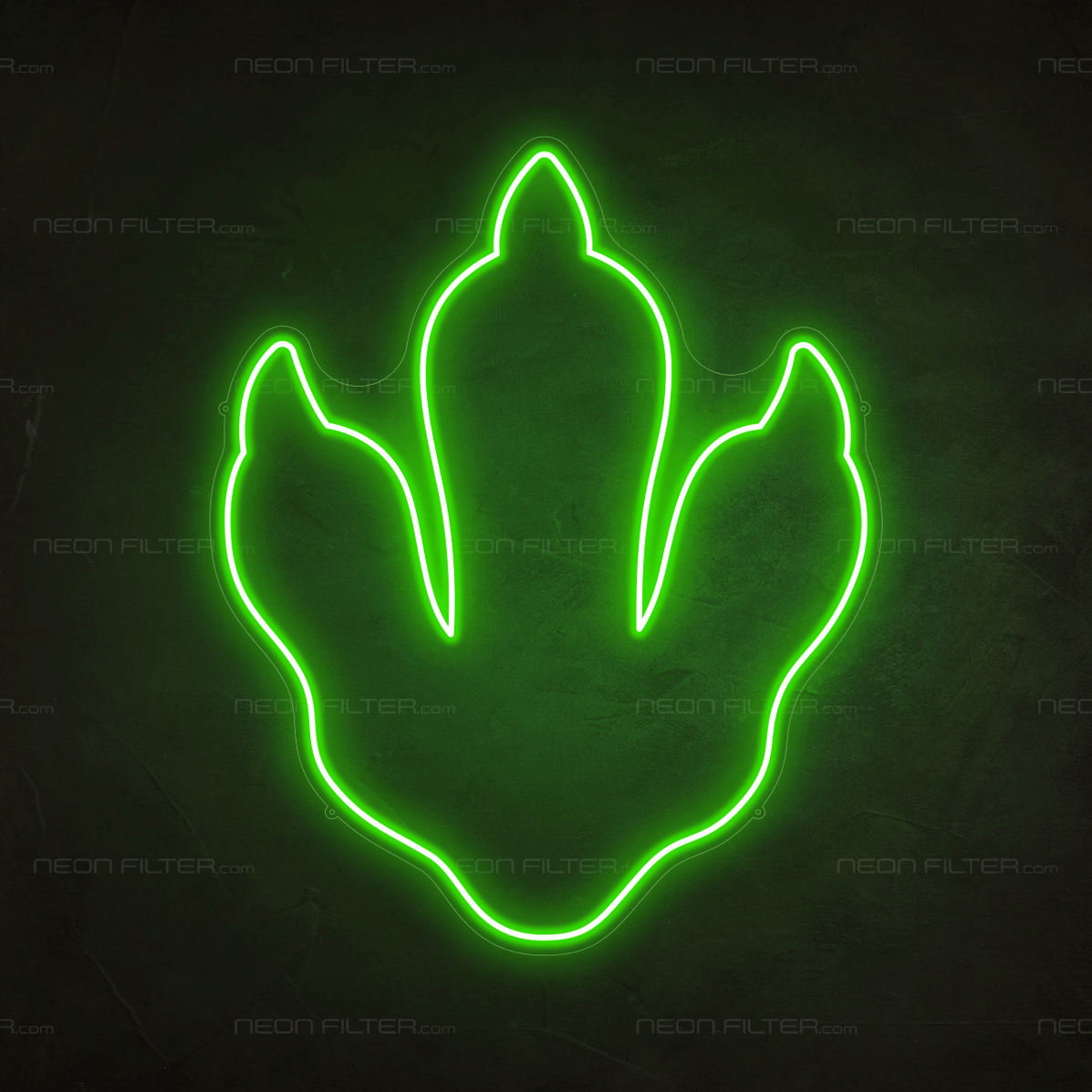 Dinosaur Footprint Neon Sign | Neon Signs For Kids — Neon Filter