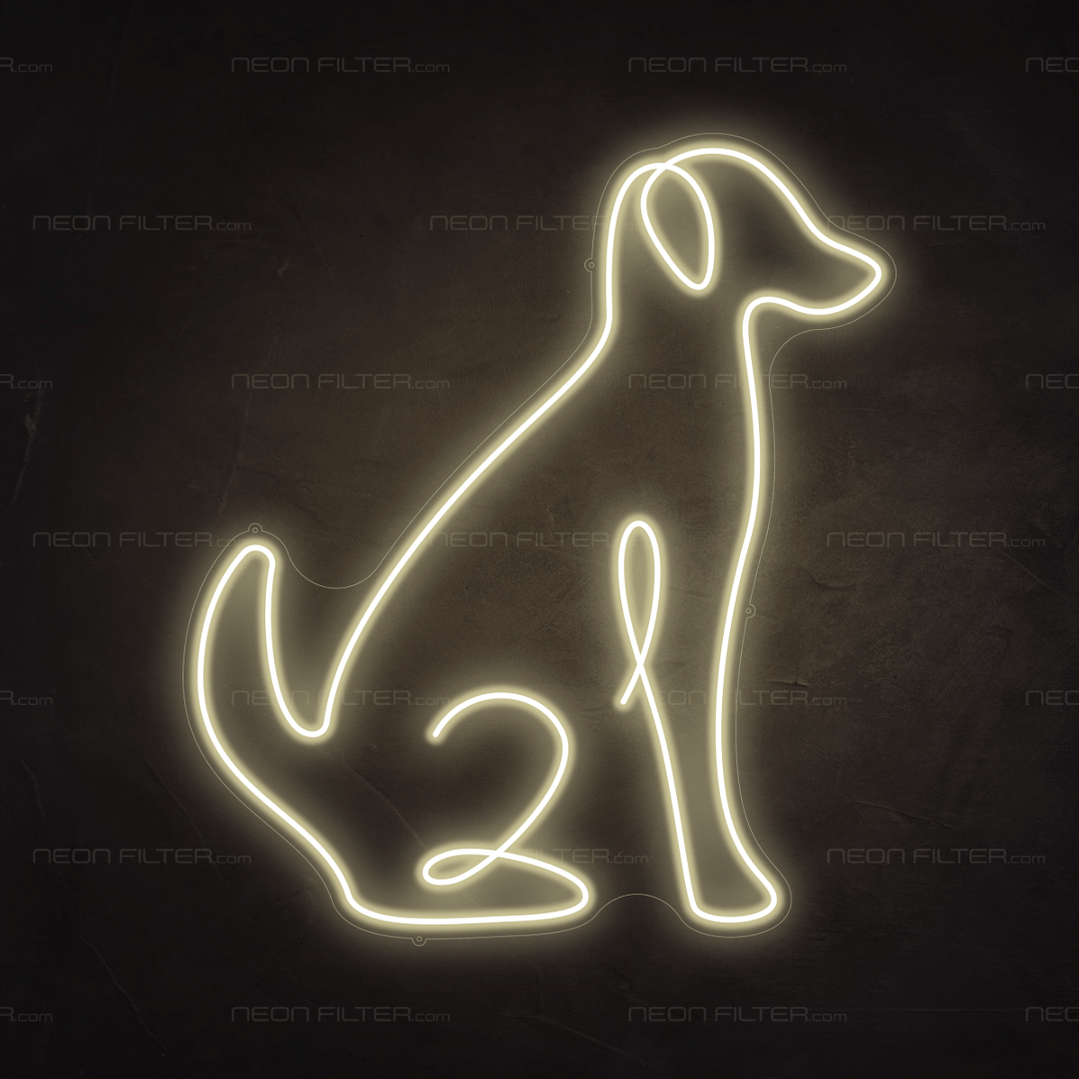 Dog Neon Sign | Animal & Pet Neon Lights — Neon Filter