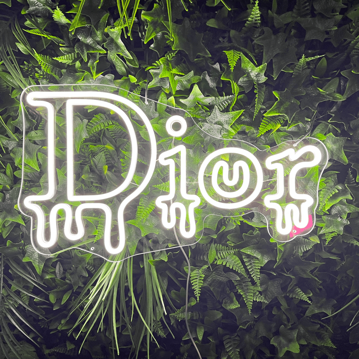 Dripping Dior Neon Sign | Iconic Fashion Neon Signs — Neon Filter