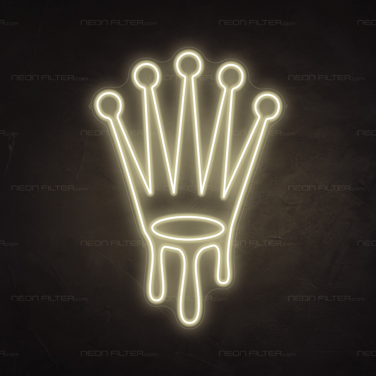 Dripping Rolex Neon Sign | Luxury Neon Lights — Neon Filter