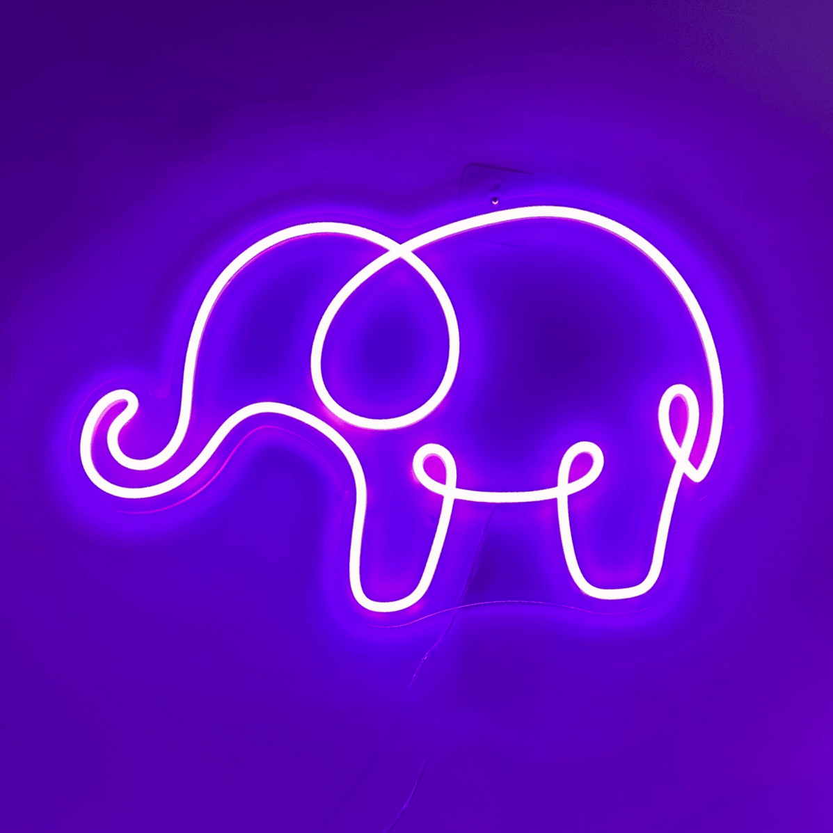Elephant Neon Sign | Animal Neon Lights — Neon Filter