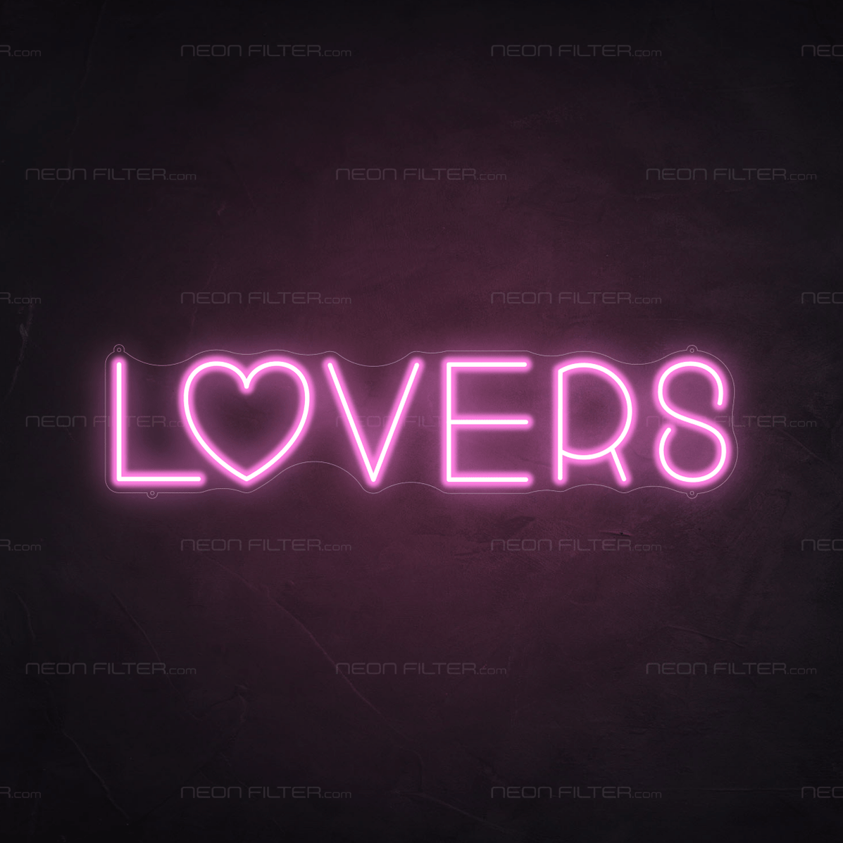 Lovers Neon Sign | Love Lights | Romantic Signs — Neon Filter