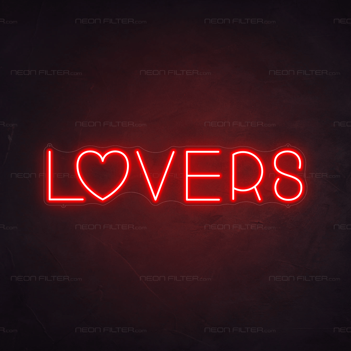 Lovers Neon Sign | Love Lights | Romantic Signs — Neon Filter